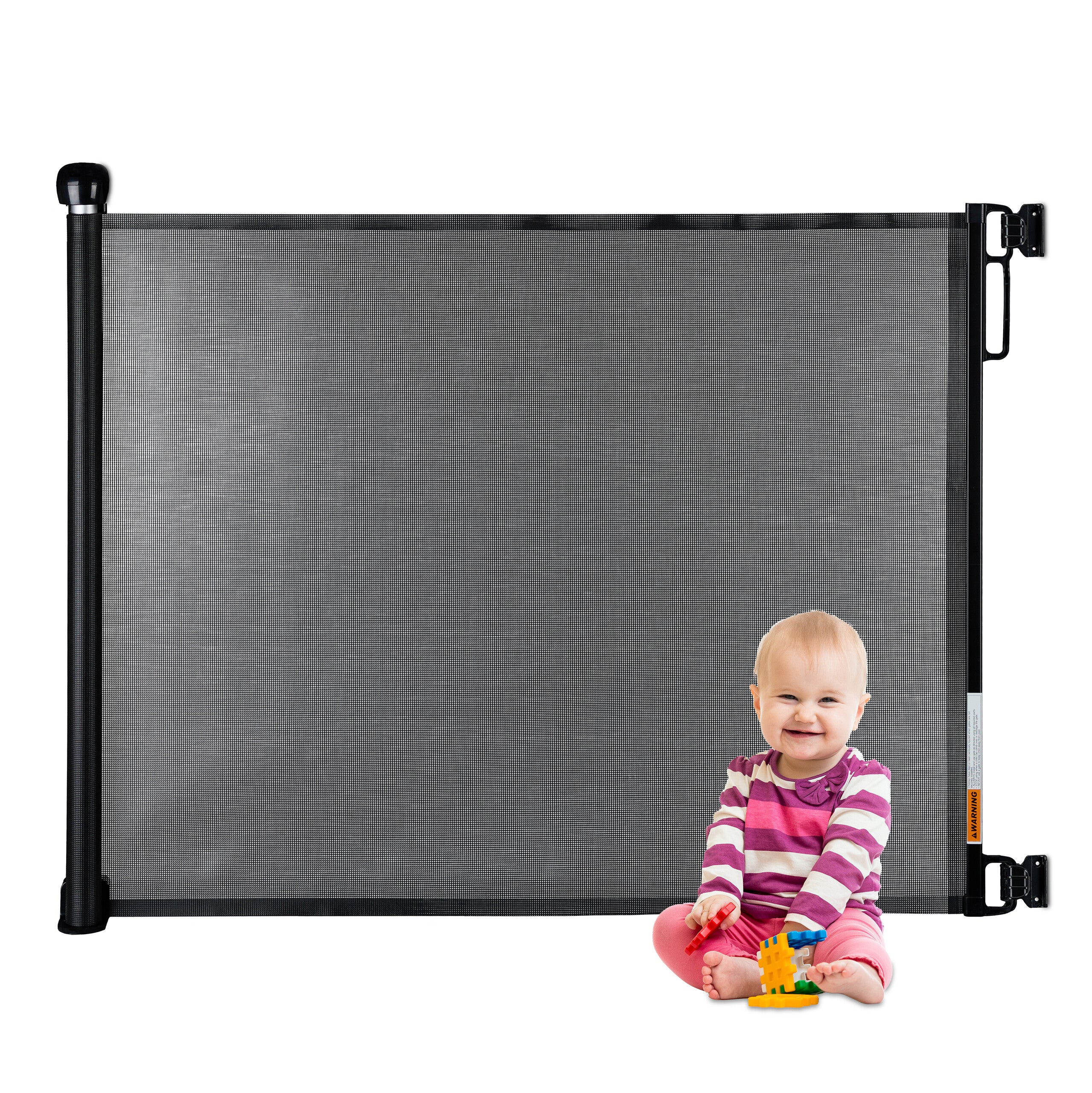 Relaxdays Barrière de sécurité extensible, 70 à 140 cm, perçage ...