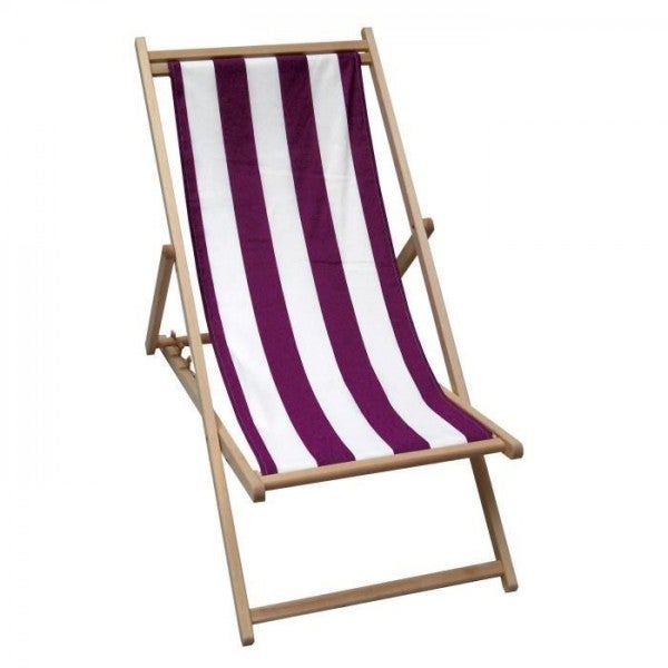 Transat JARDIN PRIVE Chilienne en bois Biarritz - Tulipe | Leroy Merlin