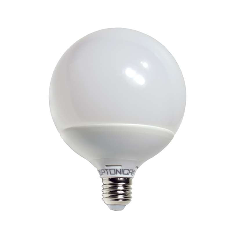 Bombilla LED E27 globo G120 18W - Blanco Día 6000K | Leroy Merlin