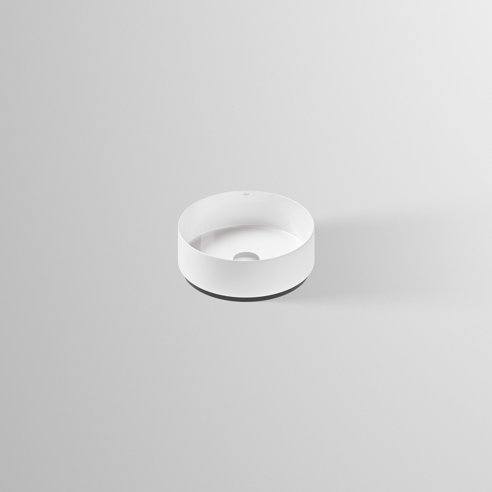 Alape top basin AB.KE375, diametro tondo 37,5cm, 322100000000, bianco ...