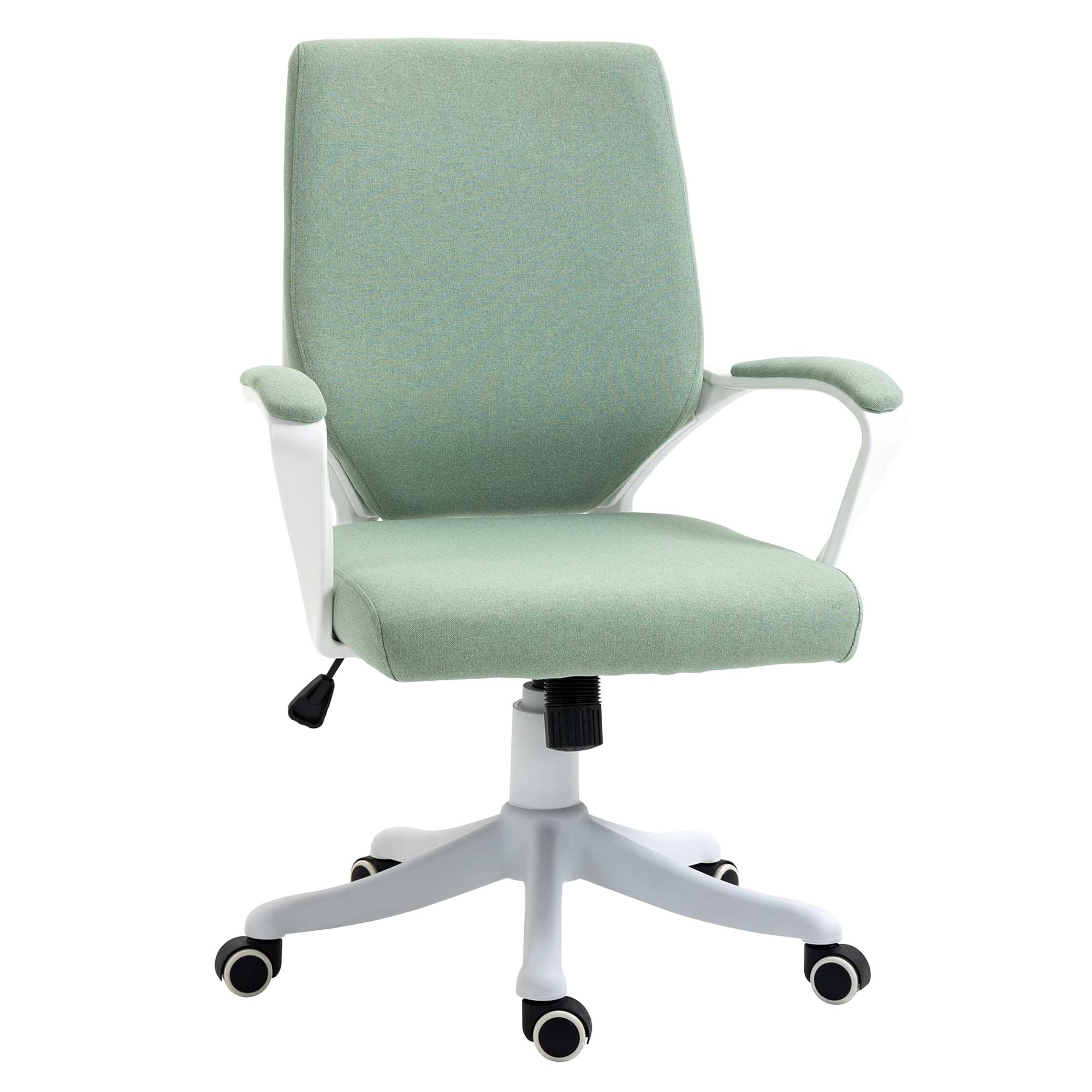 Chaise bureau pivotante avec accoudoirs, hauteur réglable, 62x69x92-100 ...