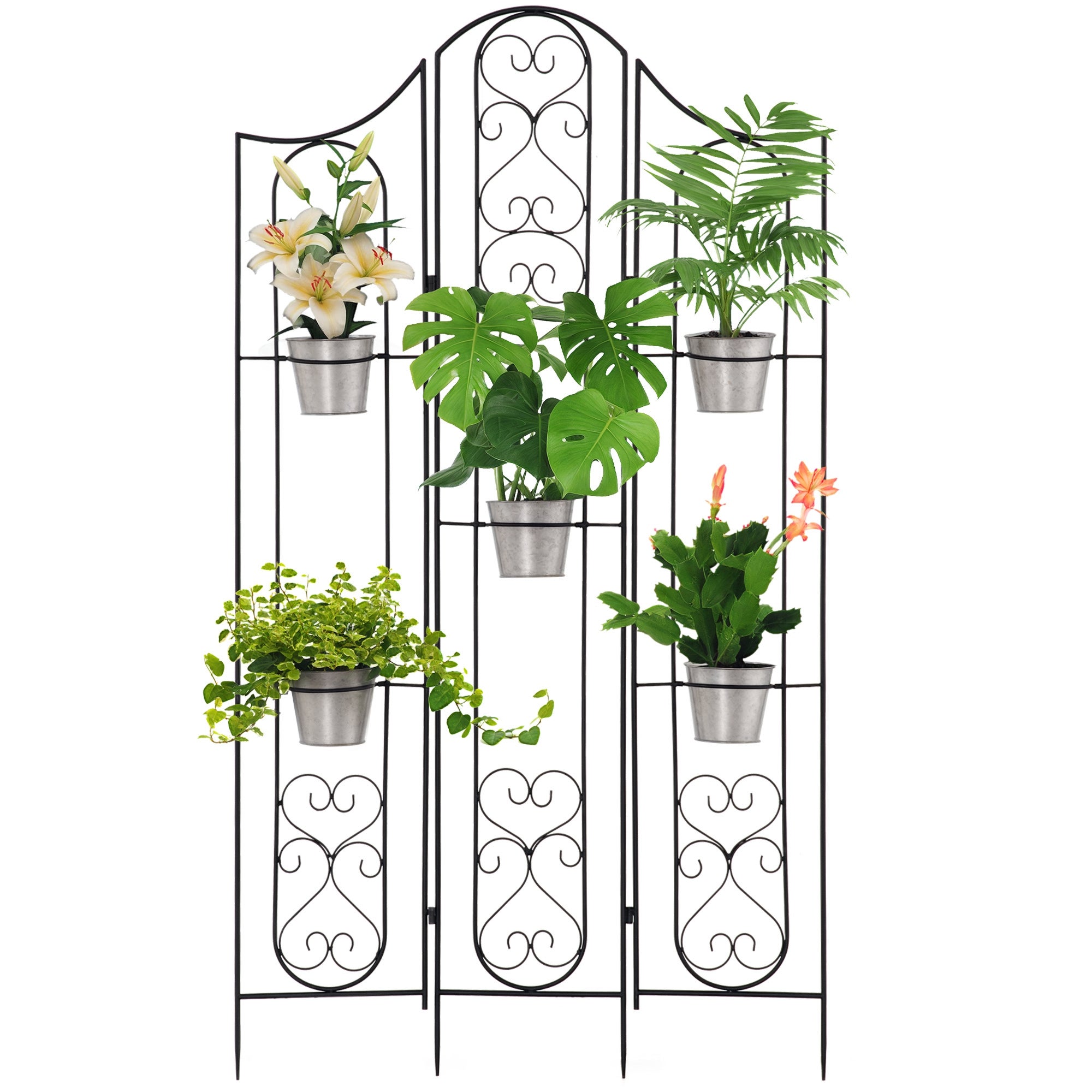 Support pliable pour plantes ,porte-plantes d'extérieur peu encombrant ...