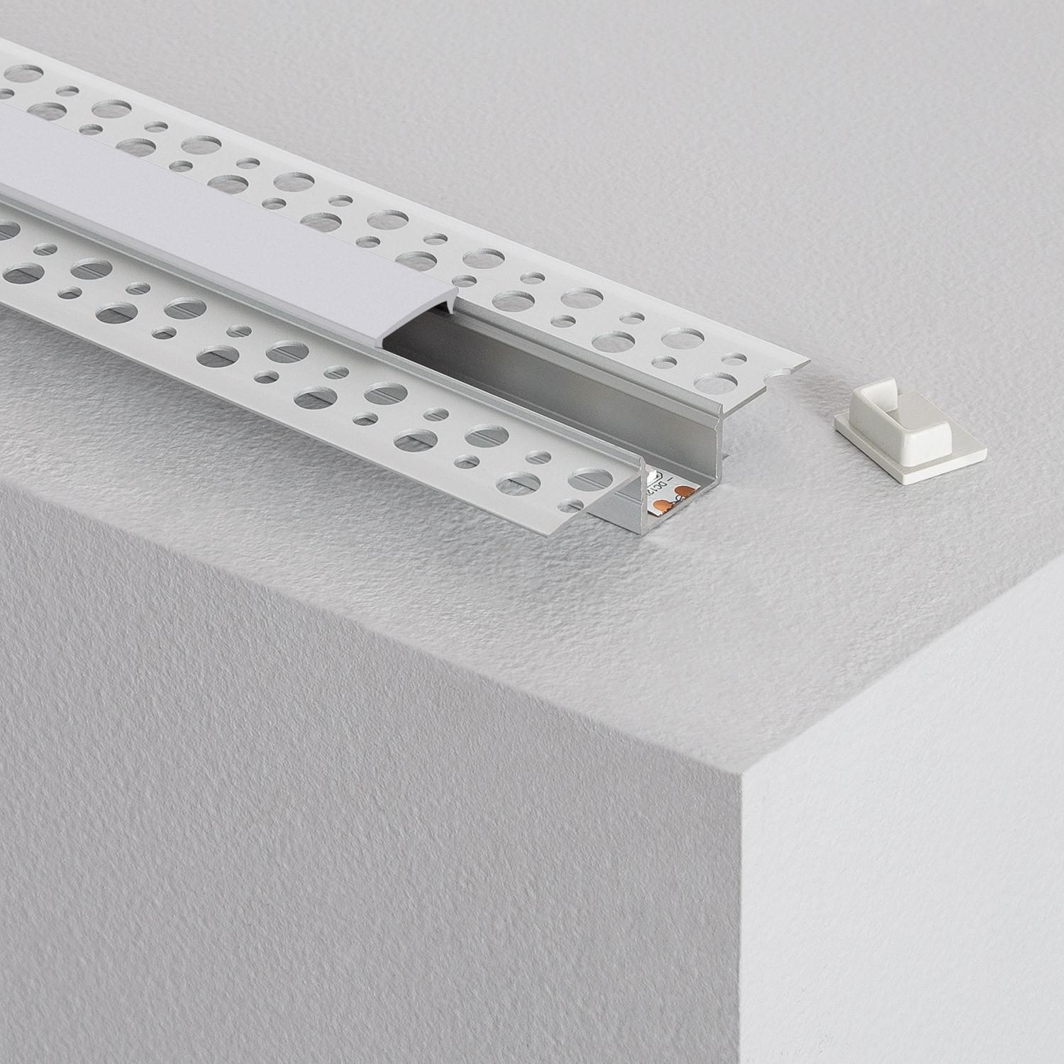 Profilé Aluminium avec Capot Continu Intégration dans Plâtre / Placo ...