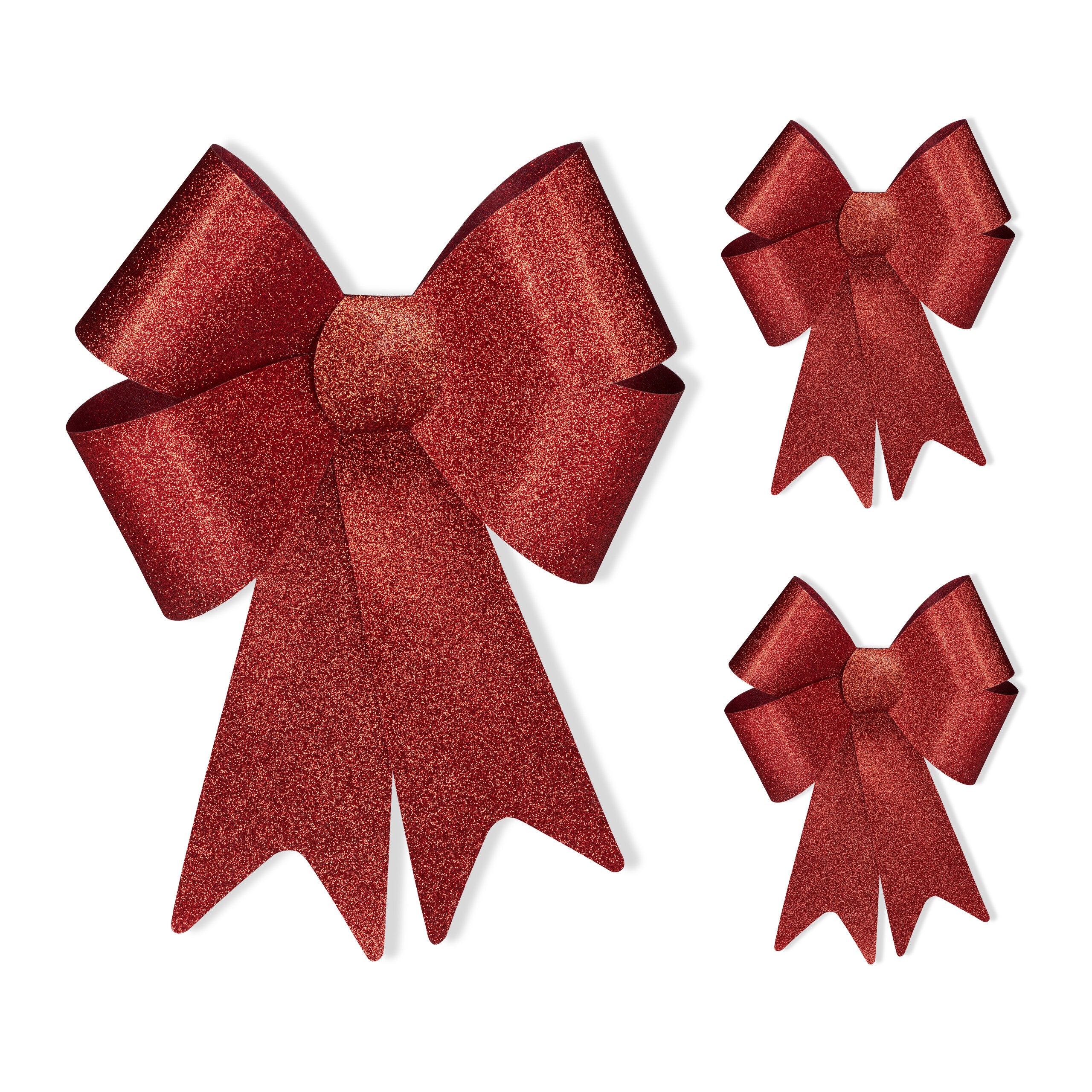 Relaxdays Pack 3 Lazos Gigantes, XXL, Decoración para Regalo de ...