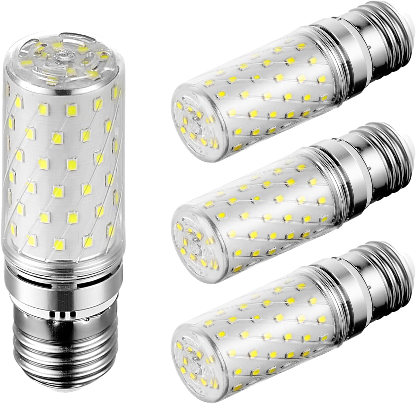 Paquete de 4 bombillas LED E27, blanco frío, 12 W, para interior, 6000 ...