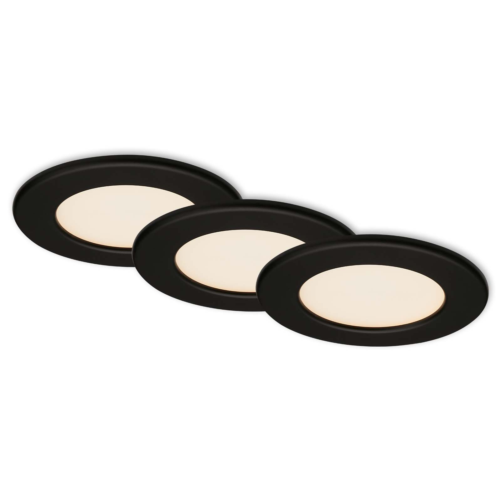 BRILONER - Spot encastre - THIN - 6W - 650 lm, Lot de 3, Ultra plat ...