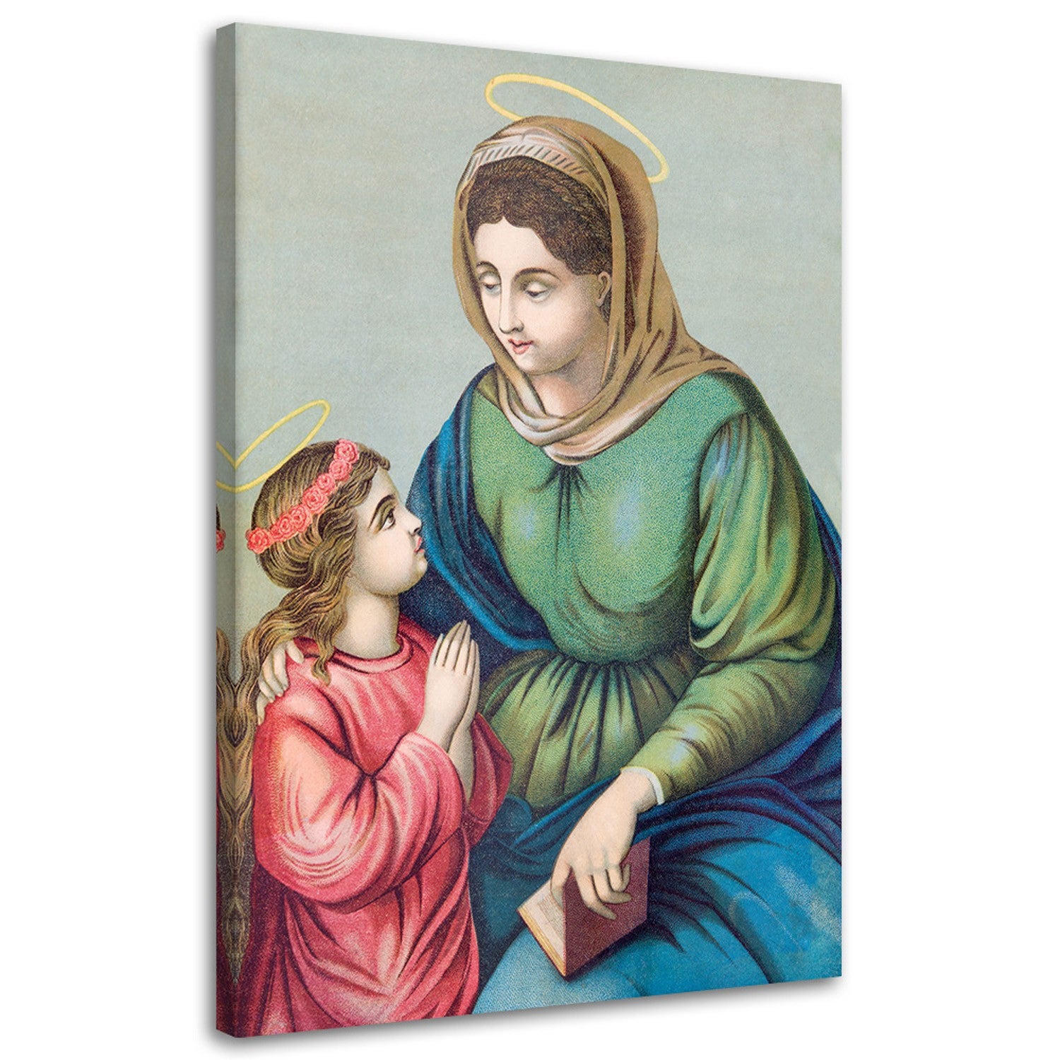 Tableau sur toile REPRODUCTION Sainte Anne et la Vierge Marie 60x90 ...
