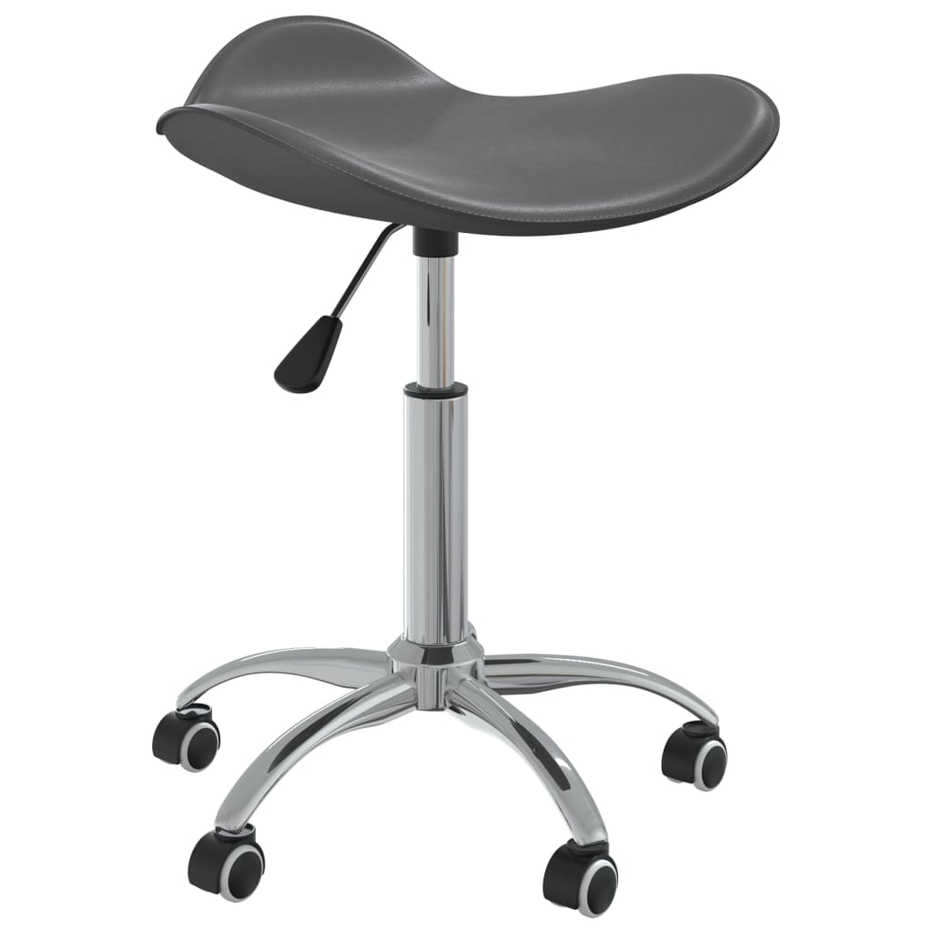 Chaise de bureau Gris Similicuir | Leroy Merlin