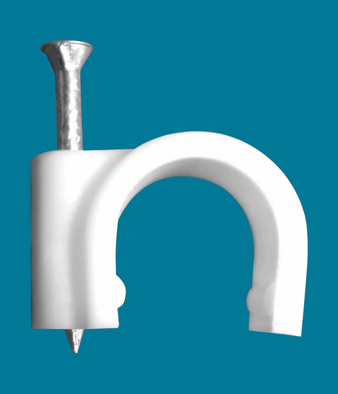 80 grapas para cables Ø16mm - Blanco - Zenitech | Leroy Merlin