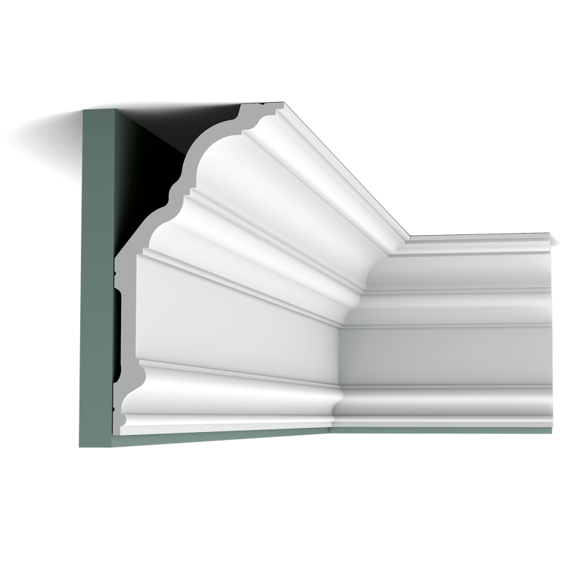 Grande corniche - Orac Decor - L200xp25.6xH13.5cm - Carton 4 mètres ...