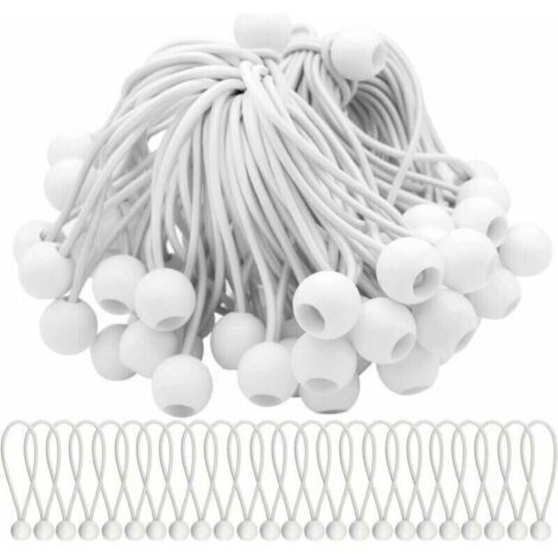 Lot de 75 Cordons Élastiques avec Boules Sandow - Idéal pour Attacher ...