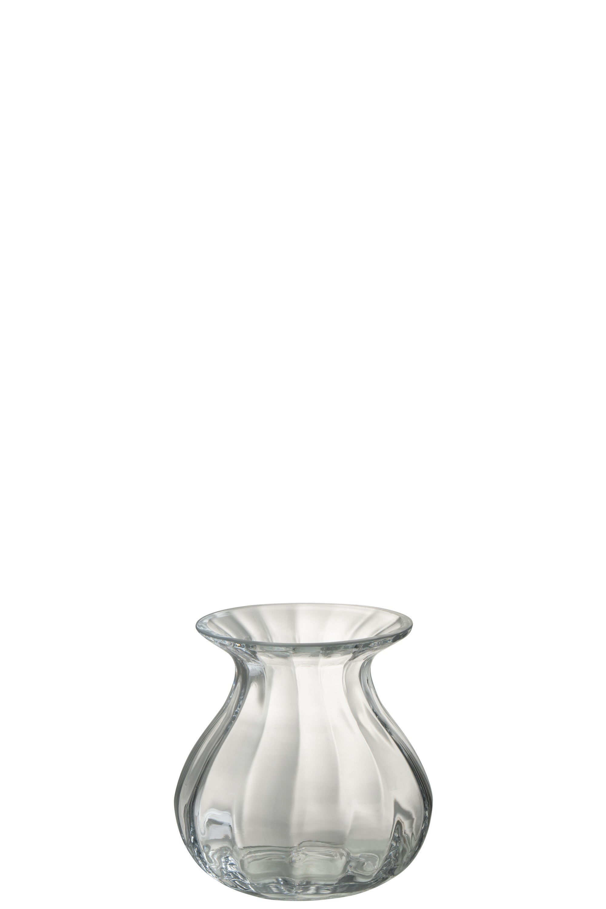 Vase amo verre transparent small H. 15cm | Leroy Merlin