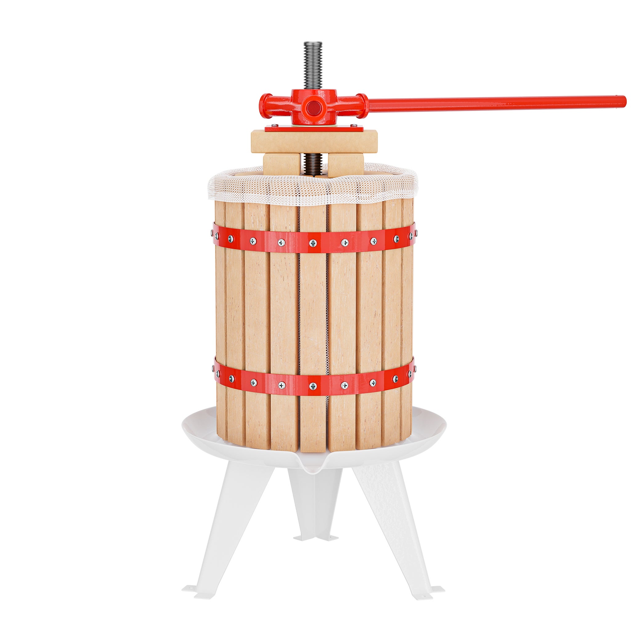 Prensa para frutas bayas vino sidra de madera con capacidad de 6 litros ...