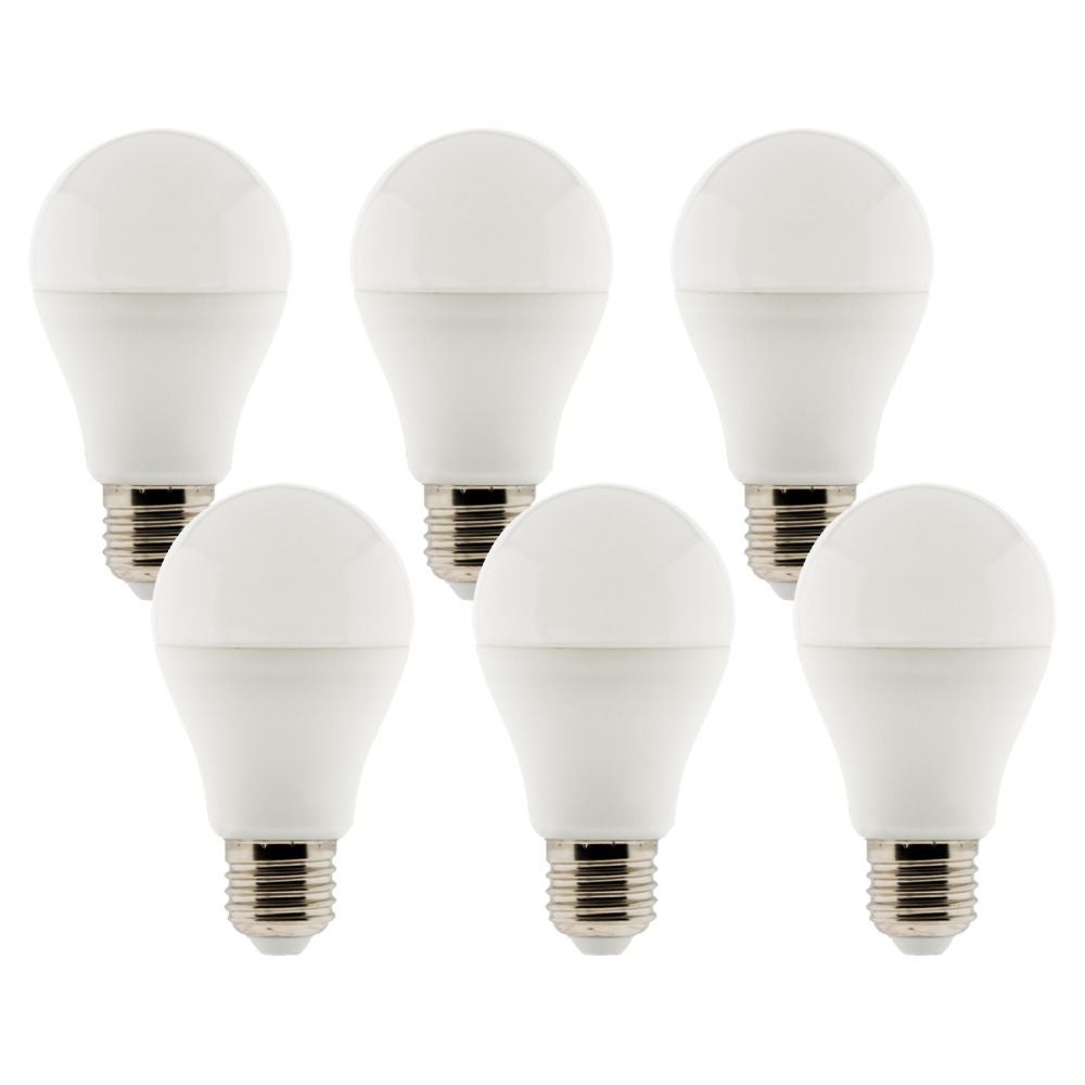 Pack de 6 ampoules LED 6,6W E27 Standard - Zenitech | Bricoman