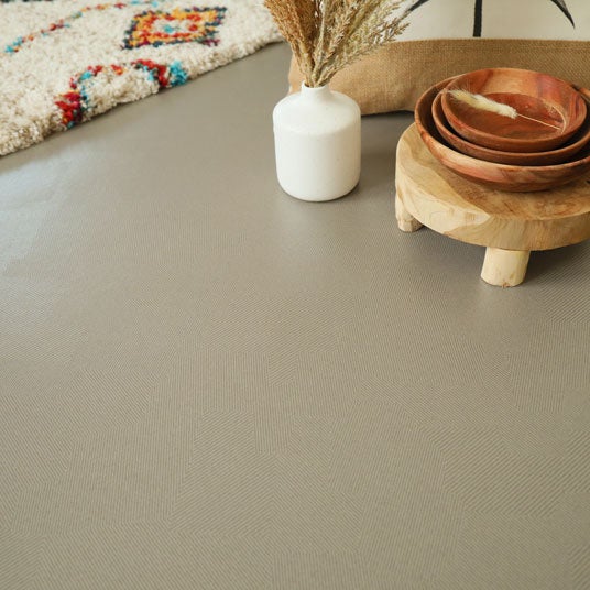 Pavimento Vinílico Táctil - Formas geométricas - Beige - Rollo 4m x 4m ...