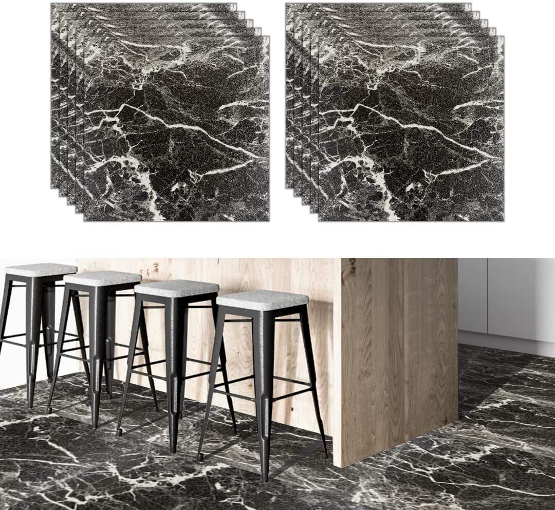 Pavimento mattonelle piastrelle in PVC spc flottante clic adesivo ...