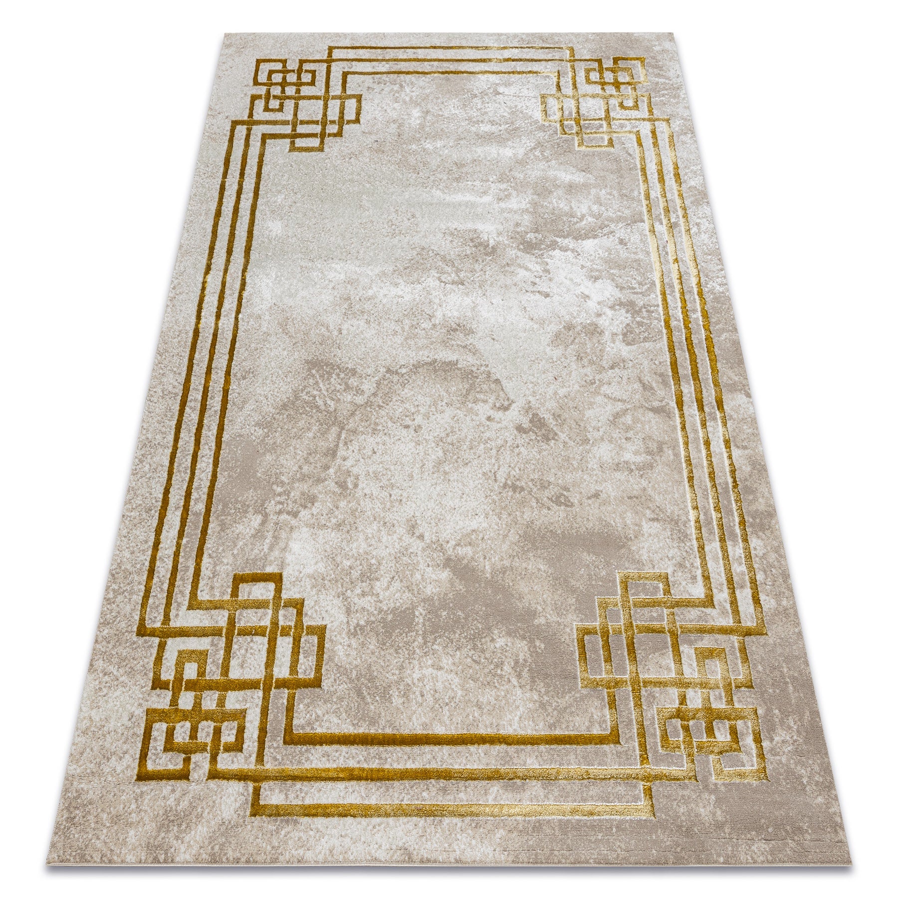 BLISS Z203AZ137 alfombra crema / dorado - Marco, griego, moderna ...