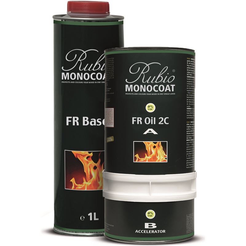 Set - FR Oil 2C - Mist - R005239 - Rubio Monocoat | Leroy Merlin