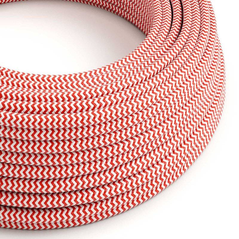 Creative-Cables, Câble électrique 3x0,75 mm², 20 m, Fire Red and White ...