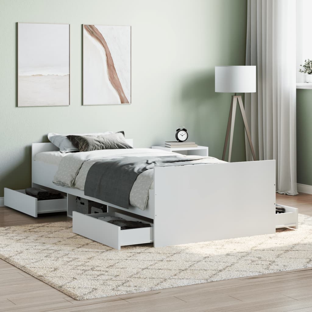 Estructura De Cama Con Cabecero pie De Cama Blanco 90x200 Cm Leroy Merlin Estructura De Cama Con Cabecero pie De Cama Blanco 90x200 Cm Leroy Merlin