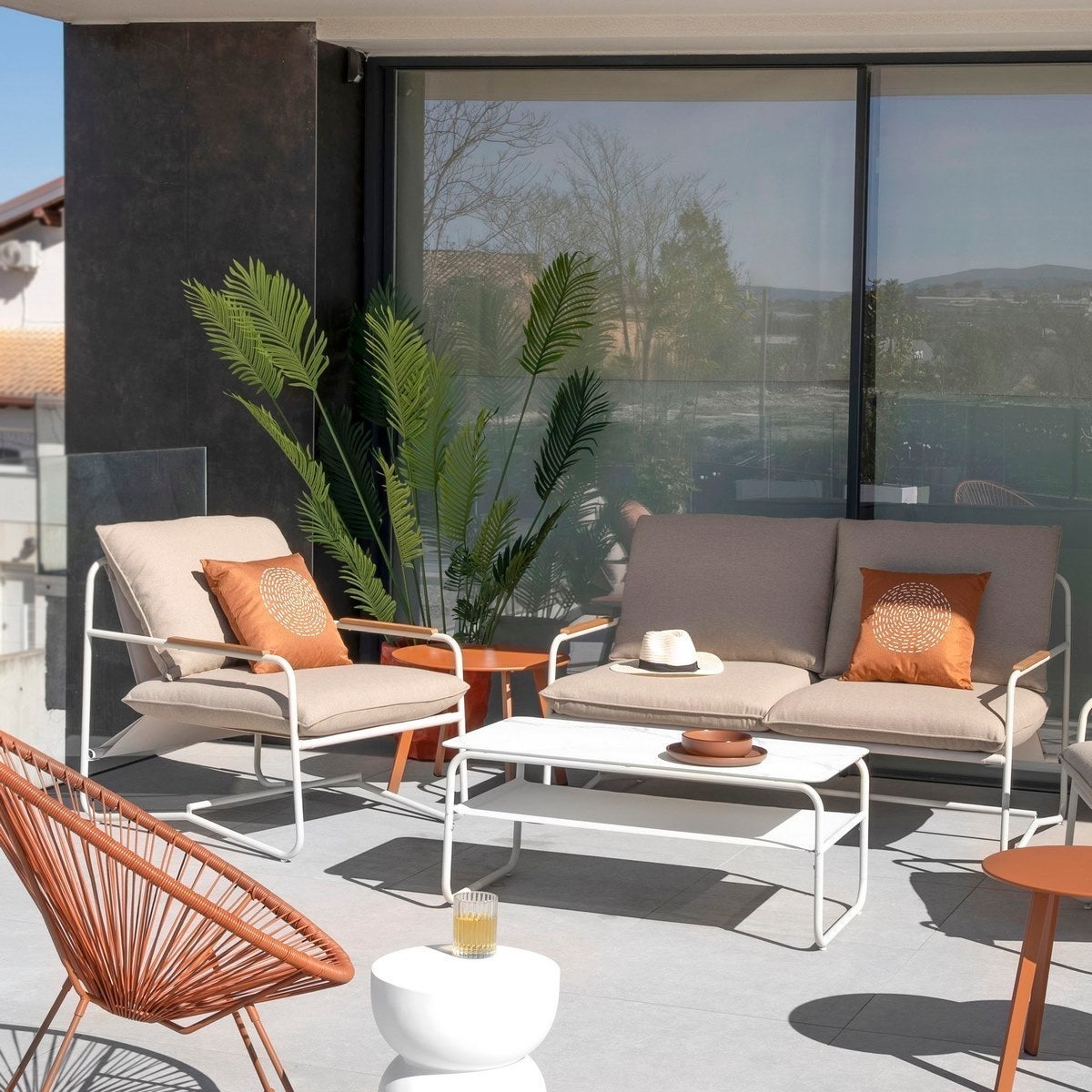 Conjunto de jardín Vesta beige MONTY | Leroy Merlin