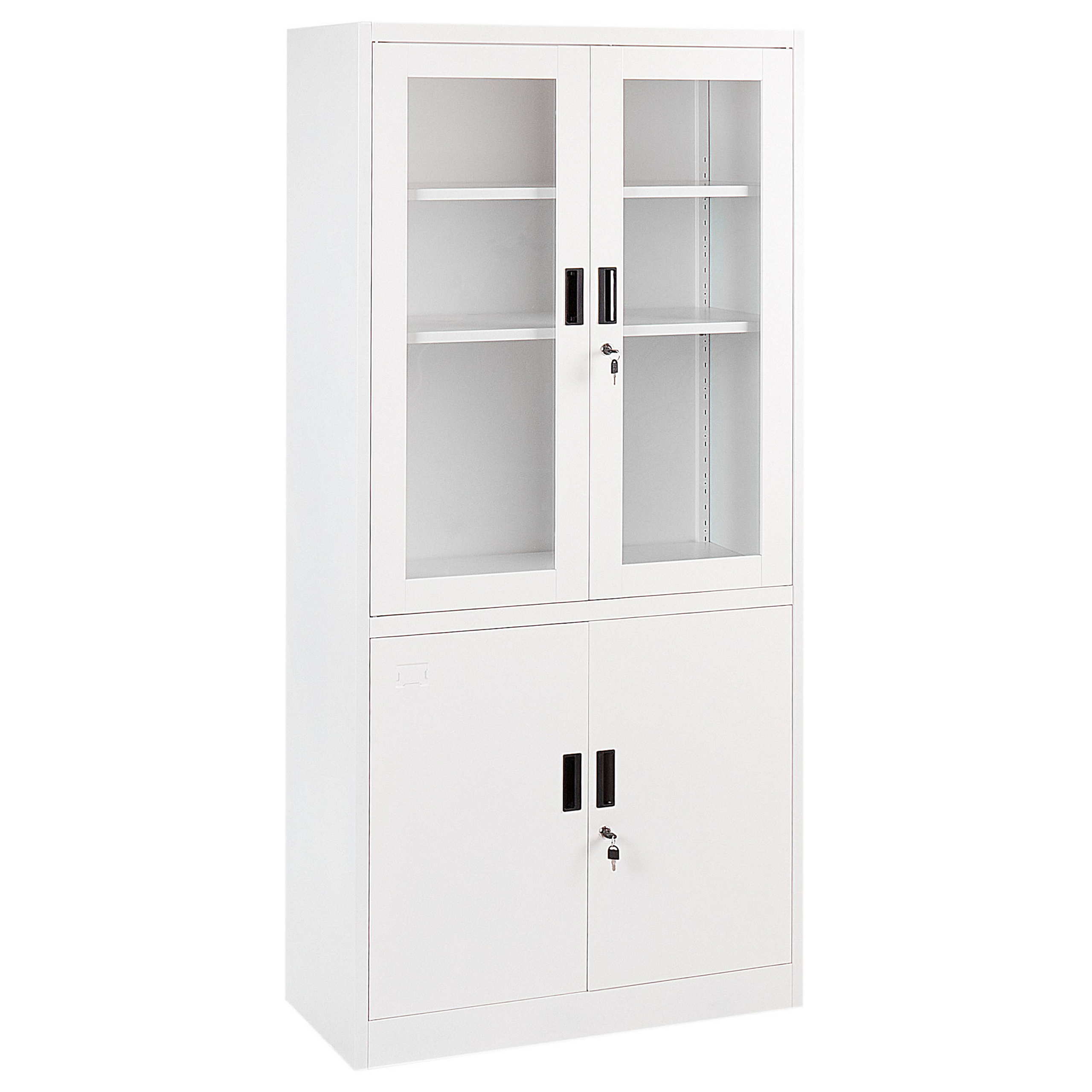 Beliani MALACHITE Metal 90 cm 40 cm Blanco | Leroy Merlin