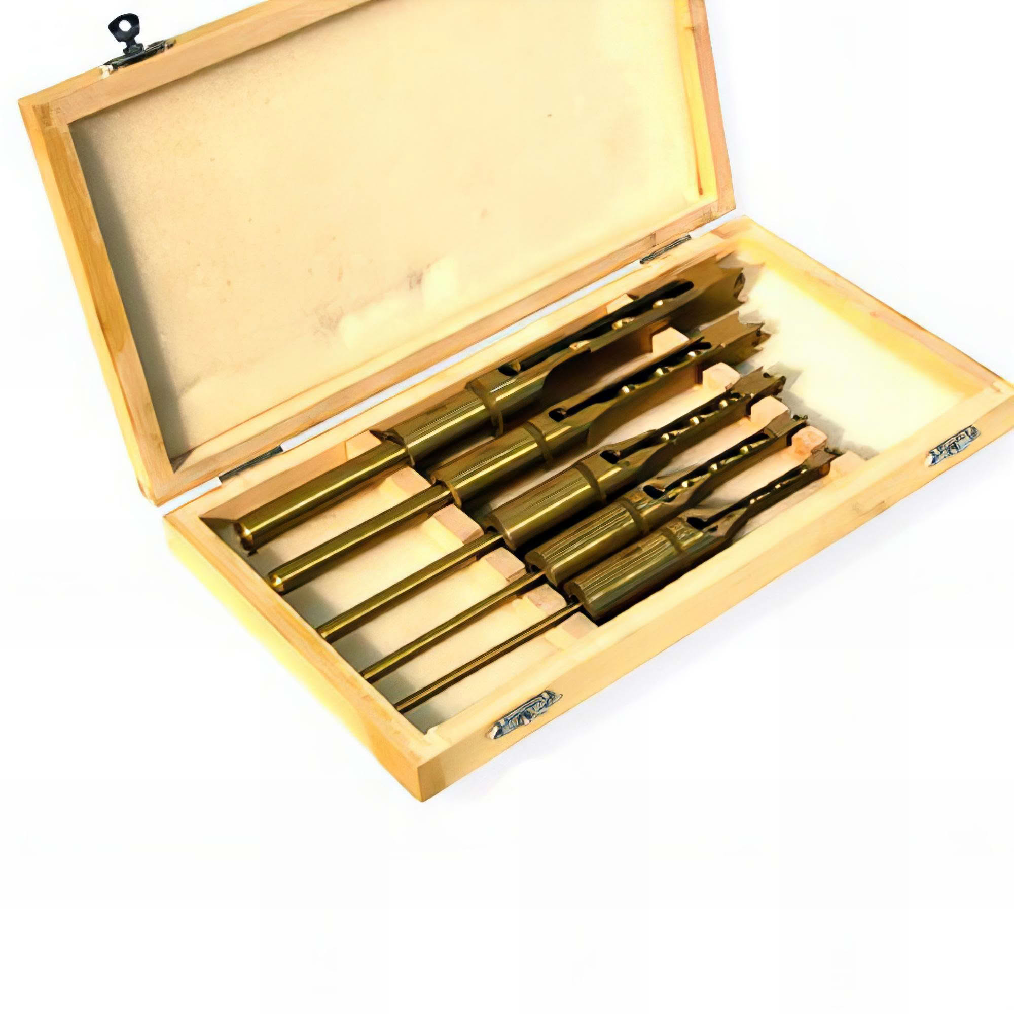 Coffret de mèches à bédane - 5 pièces - D. 6 - 8 - 10 - 12 - 16 x Q. 19 ...