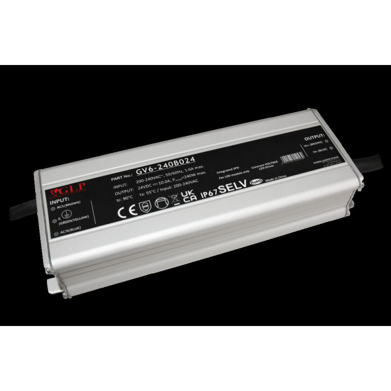 LED DC24V 240W IP67 GLP resistente al agua | Leroy Merlin