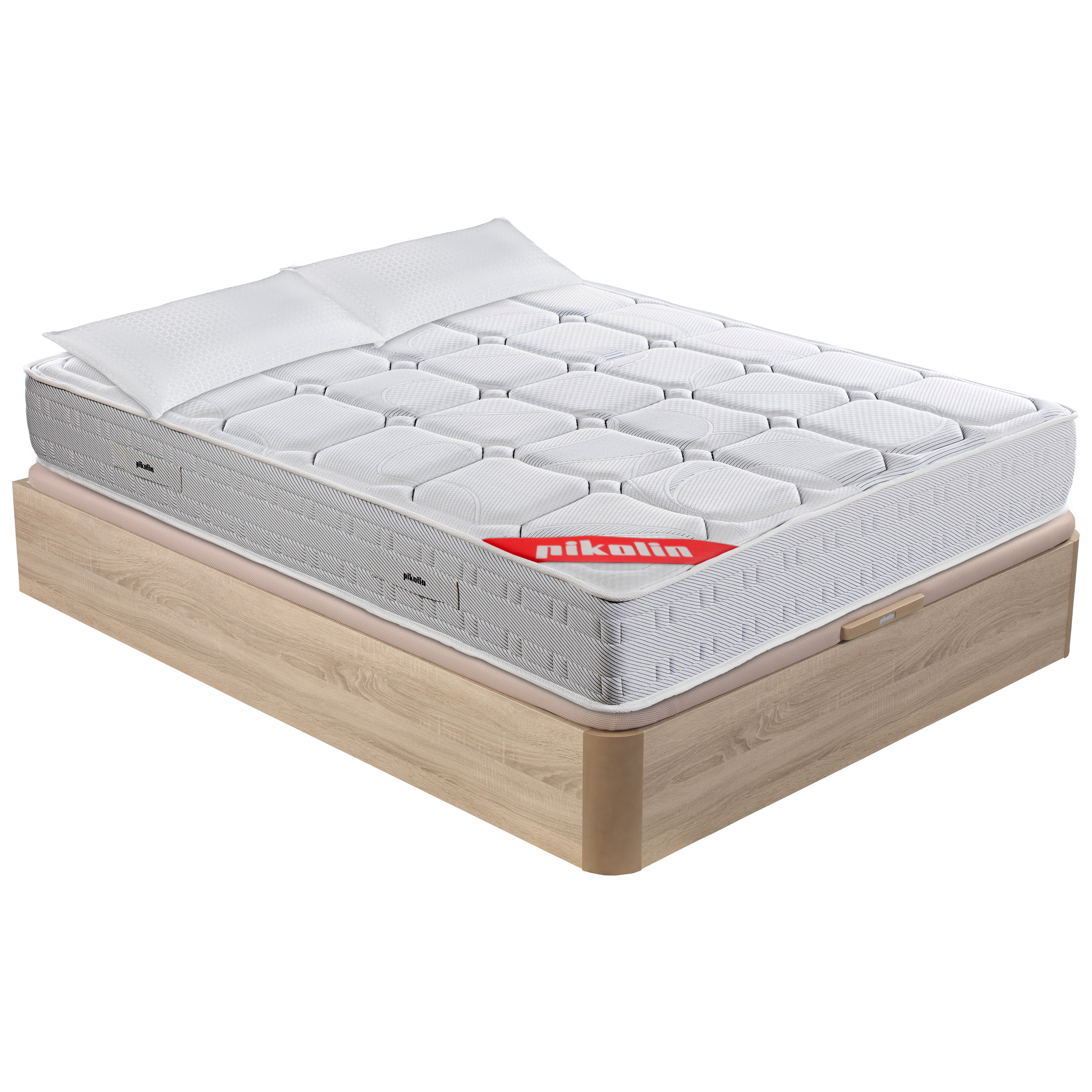 Pack descanso colchón gama alta de muelles ensacados 27cm + canapé ...