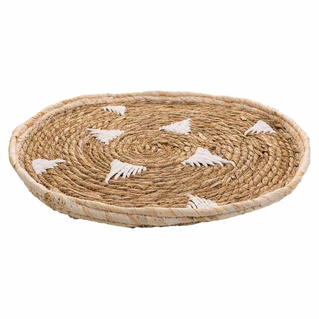 Set de table tressé blanc d38x2h | Leroy Merlin