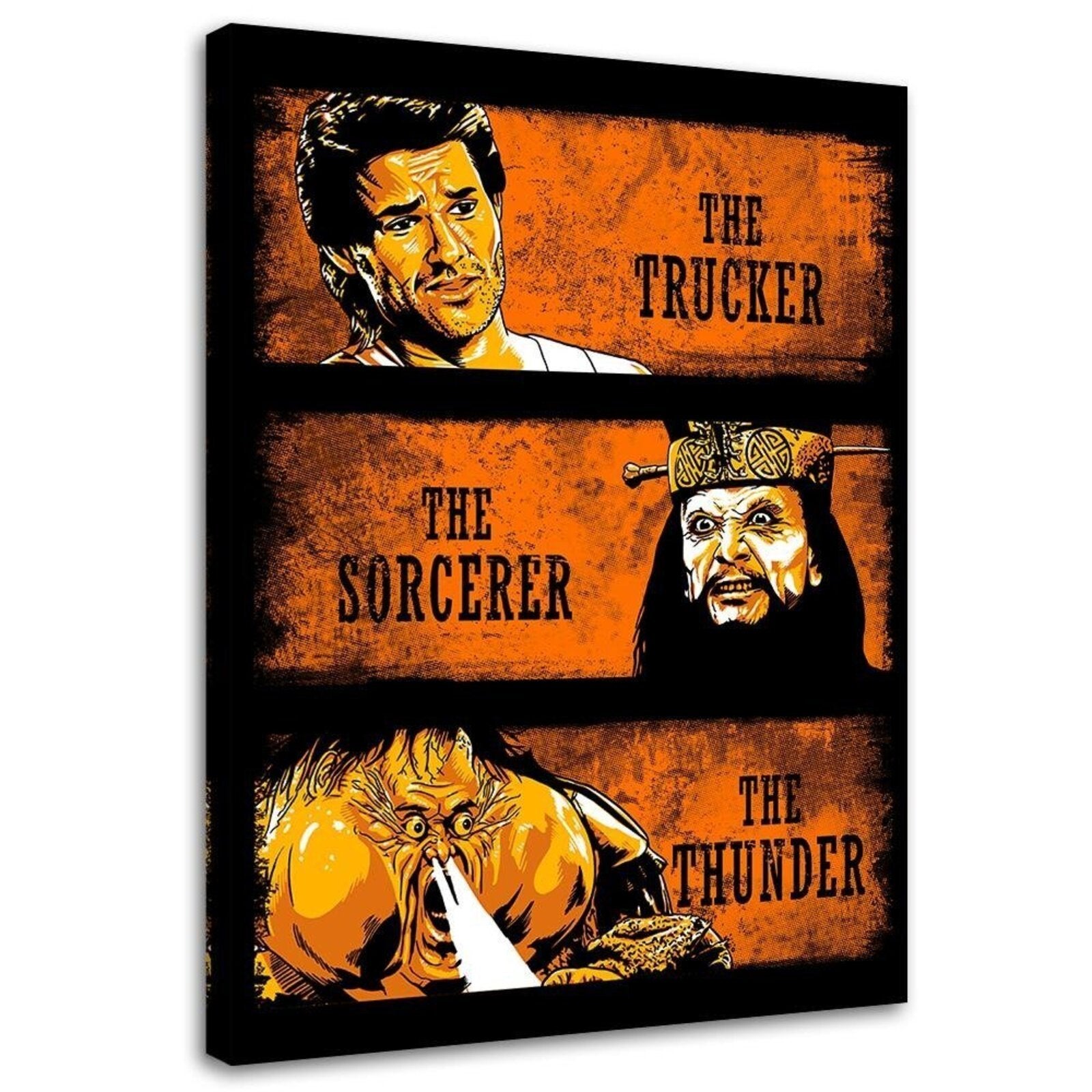 Tableau Les aventures de Jack Burton dans le style western - 40 x 60 cm ...