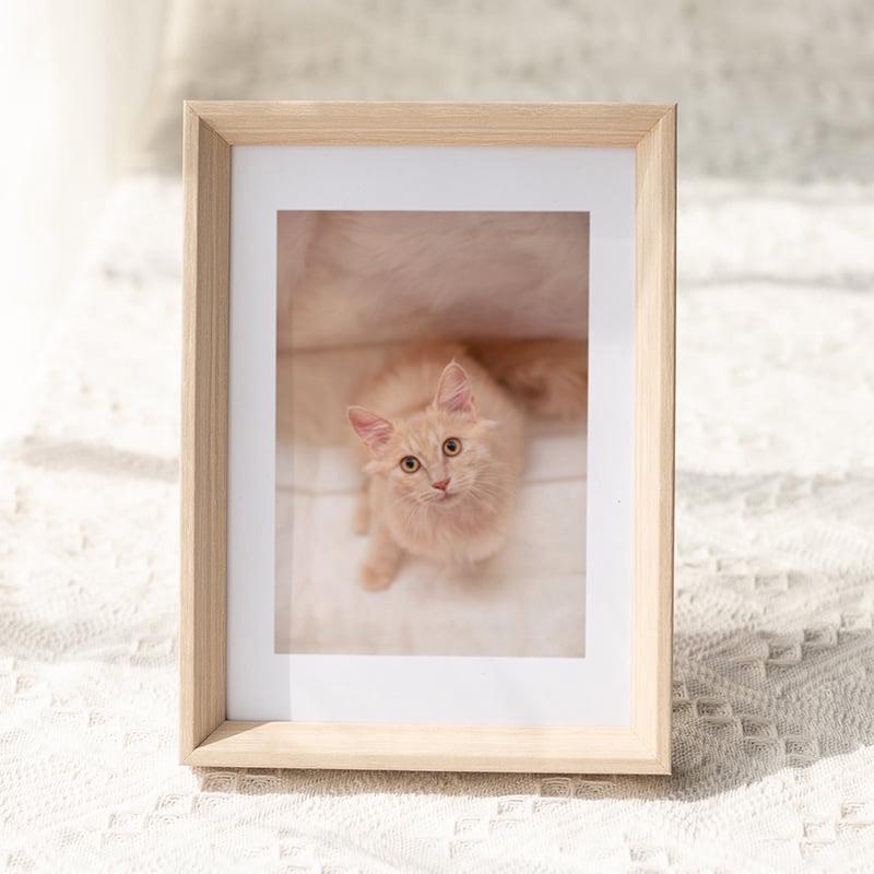 Cadre photo simple en bois, 7 pouces (convient aux photos de 12,7 x 17 ...