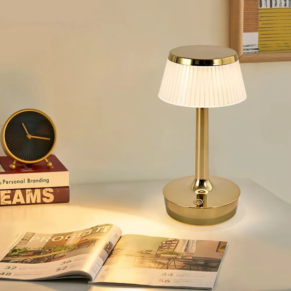 Lampe de table champignon avec abat-jour en acrylique, lampe de chevet ...