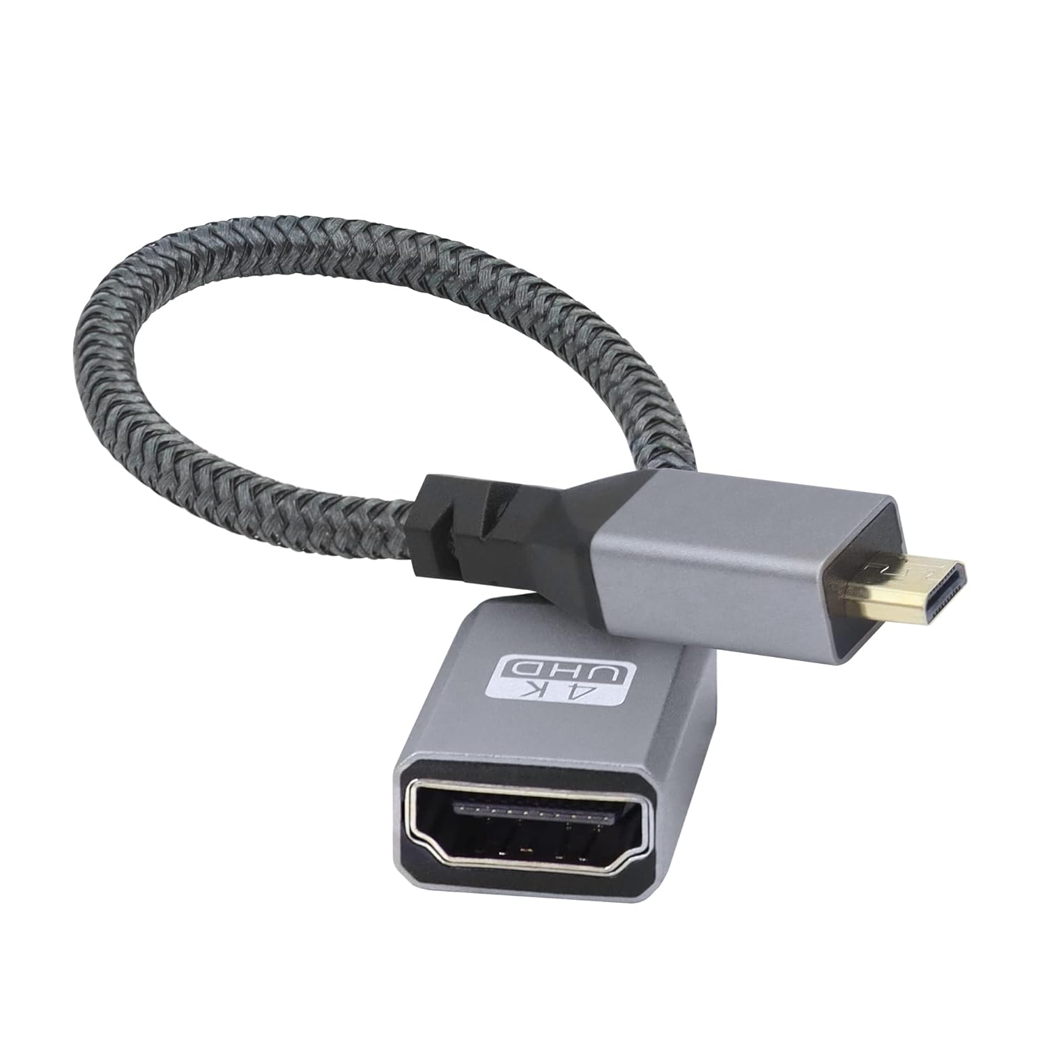 (20cm) Câble Adaptateur Micro HDMI vers HDMI, Droit Micro HDMI Mâle ...