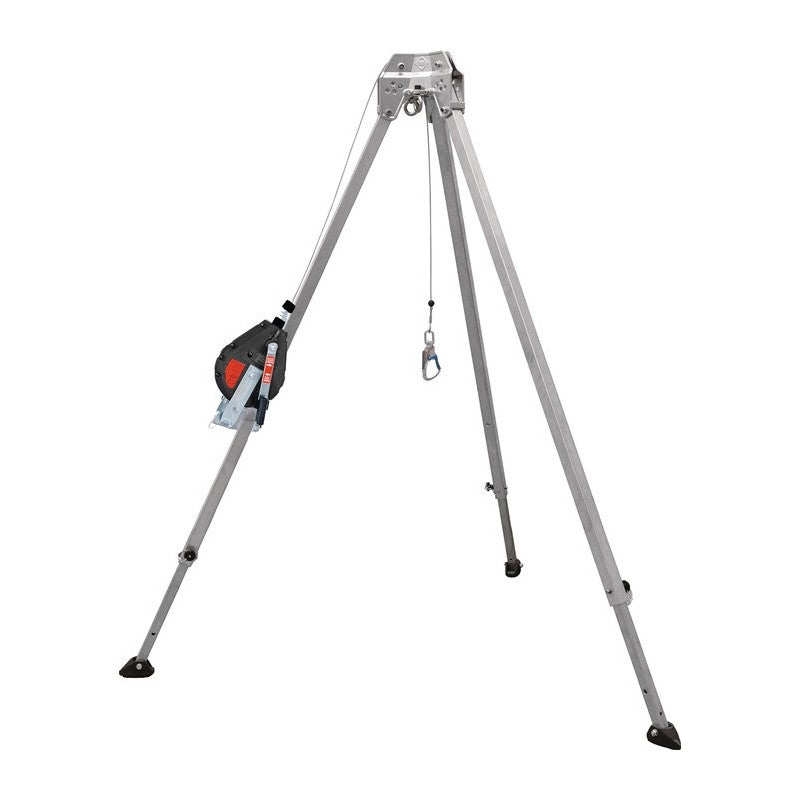 Tripode avec enrouleur anti-chute EN 795b catégorie EPI III 19,0 kg ...