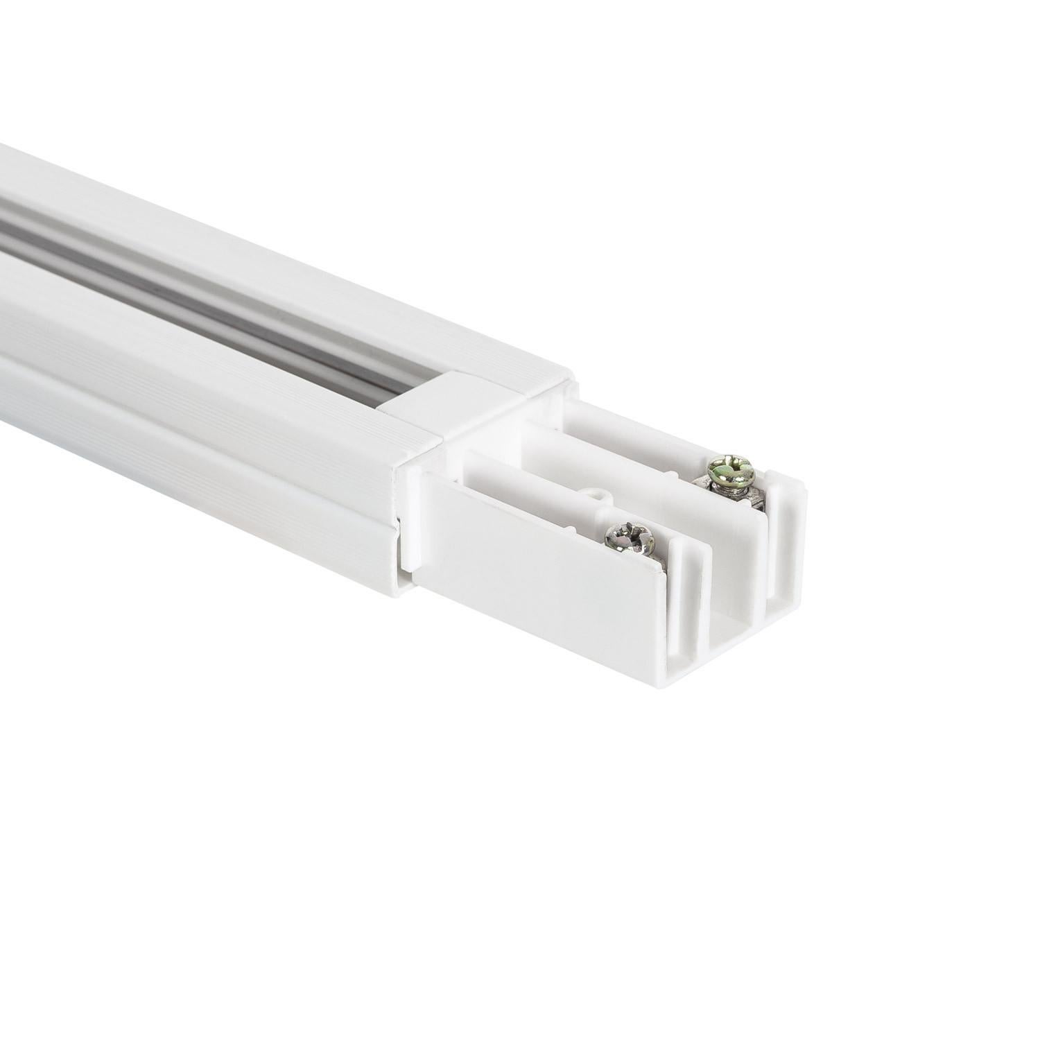 Carril Monofásico PC para Focos LED 1 Metro, Blanco, PC PC | Leroy Merlin