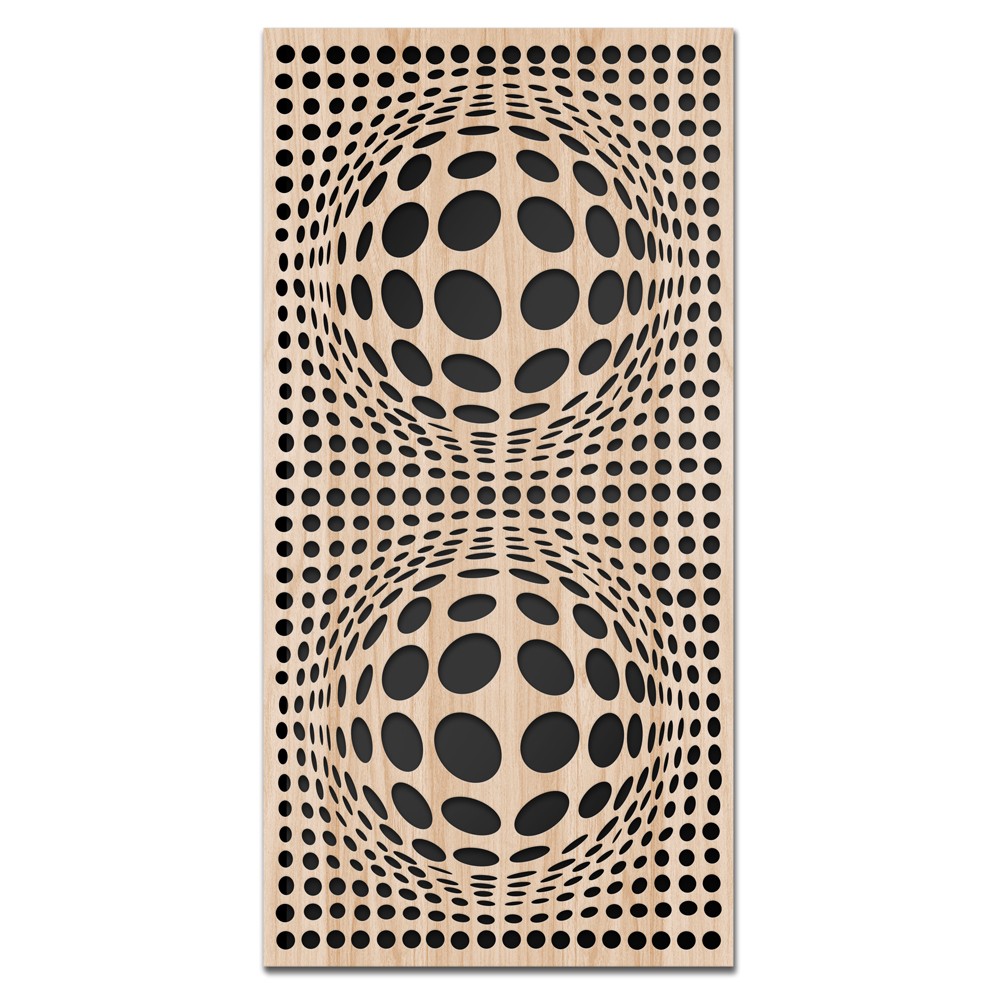 DES BALLES - Cadre Meuble LASERCUT Composite Bois Et PVC 50X100 CM ...