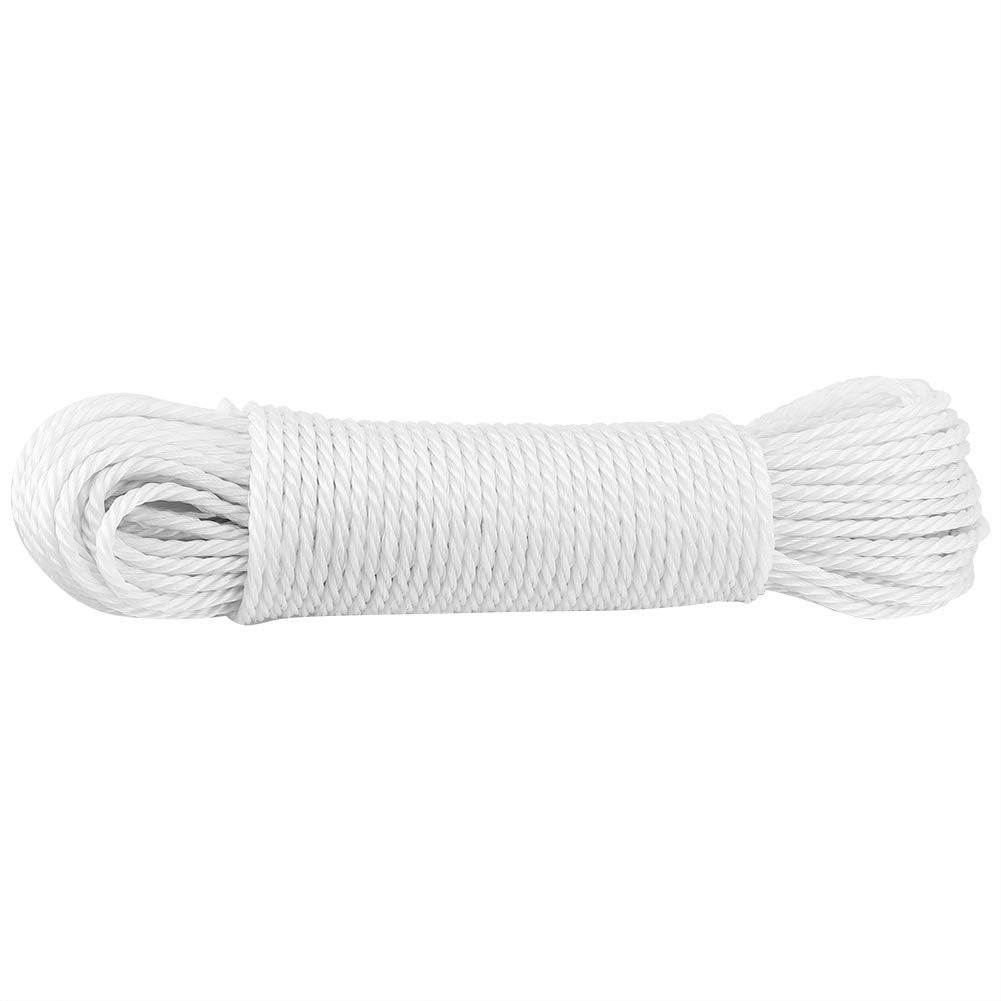 Corde en nylon de 65 pieds, corde de drapeau polyvalente, corde de mât ...