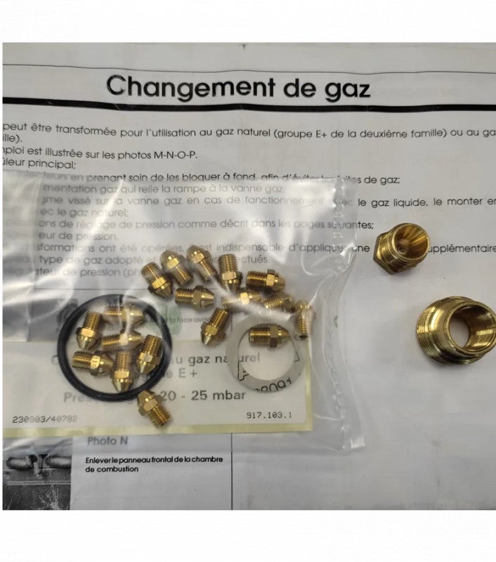 Transformation gaz butane à gaz naturel pour chaudière Niagara 28FF ...