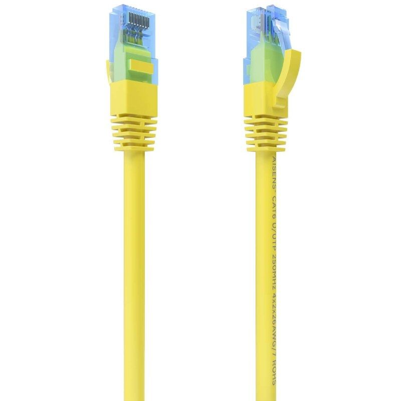 Cable de Red RJ45 AWG26 UTP Aisens A135-0838 Cat.6/ 5m/ Amarillo ...