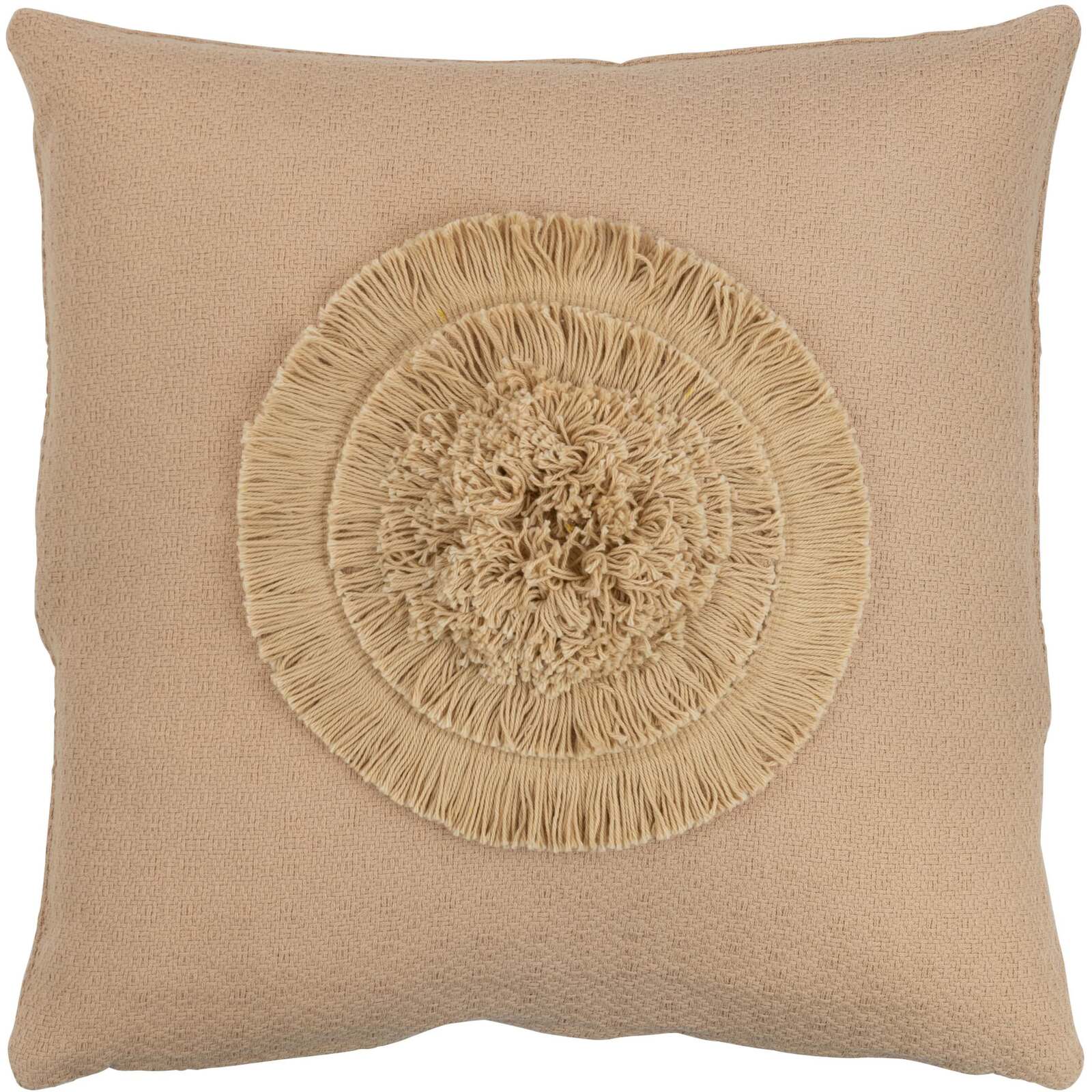 Coussin Corry 40 x 40 x 14 cm Sable | Leroy Merlin