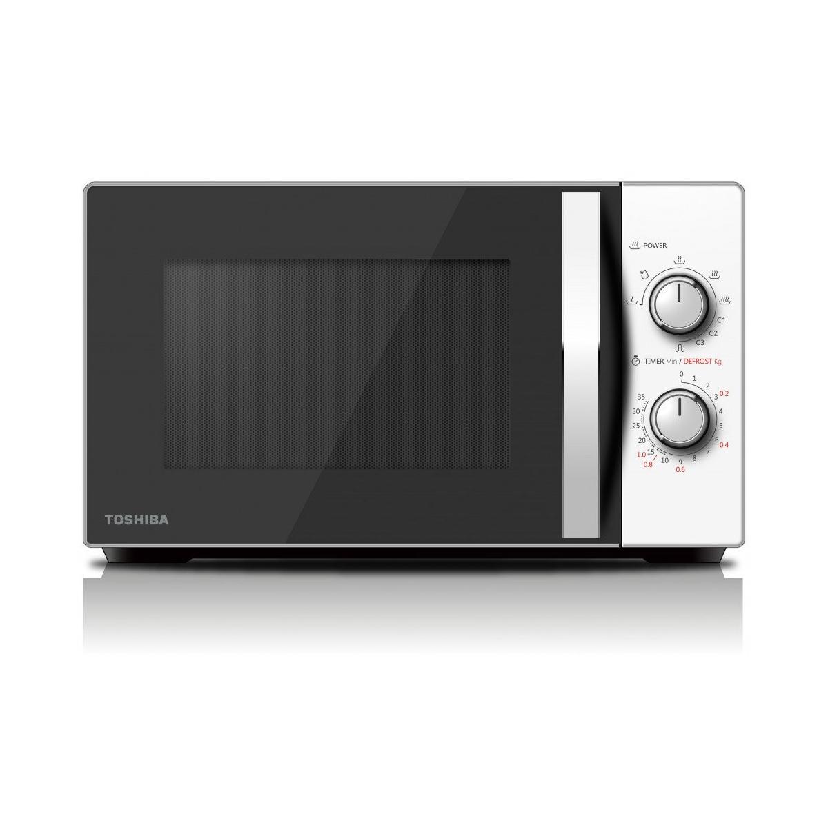 Toshiba MW-MG20P Four à micro-ondes combiné 20 L 800 W Noir Blanc | Leroy Merlin