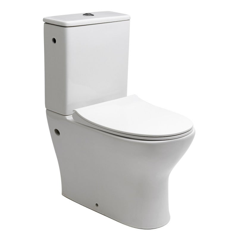 Combi WC à poser sans bride, avec abattant slim softclose - remplissage ...