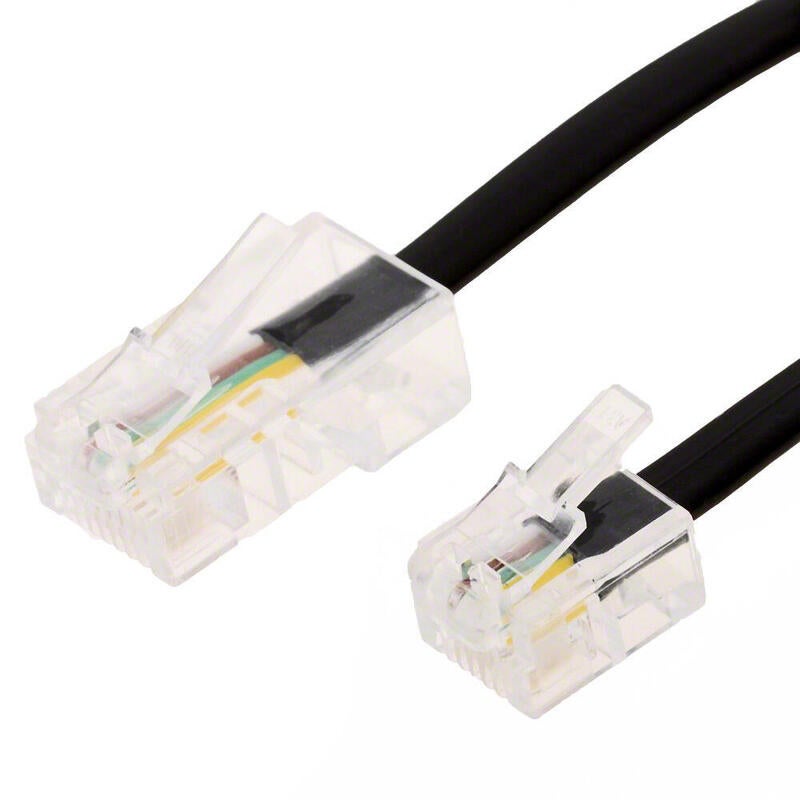 Helos cable de telefono 8p4c/6p4c, 4adr., 6 m, | Leroy Merlin