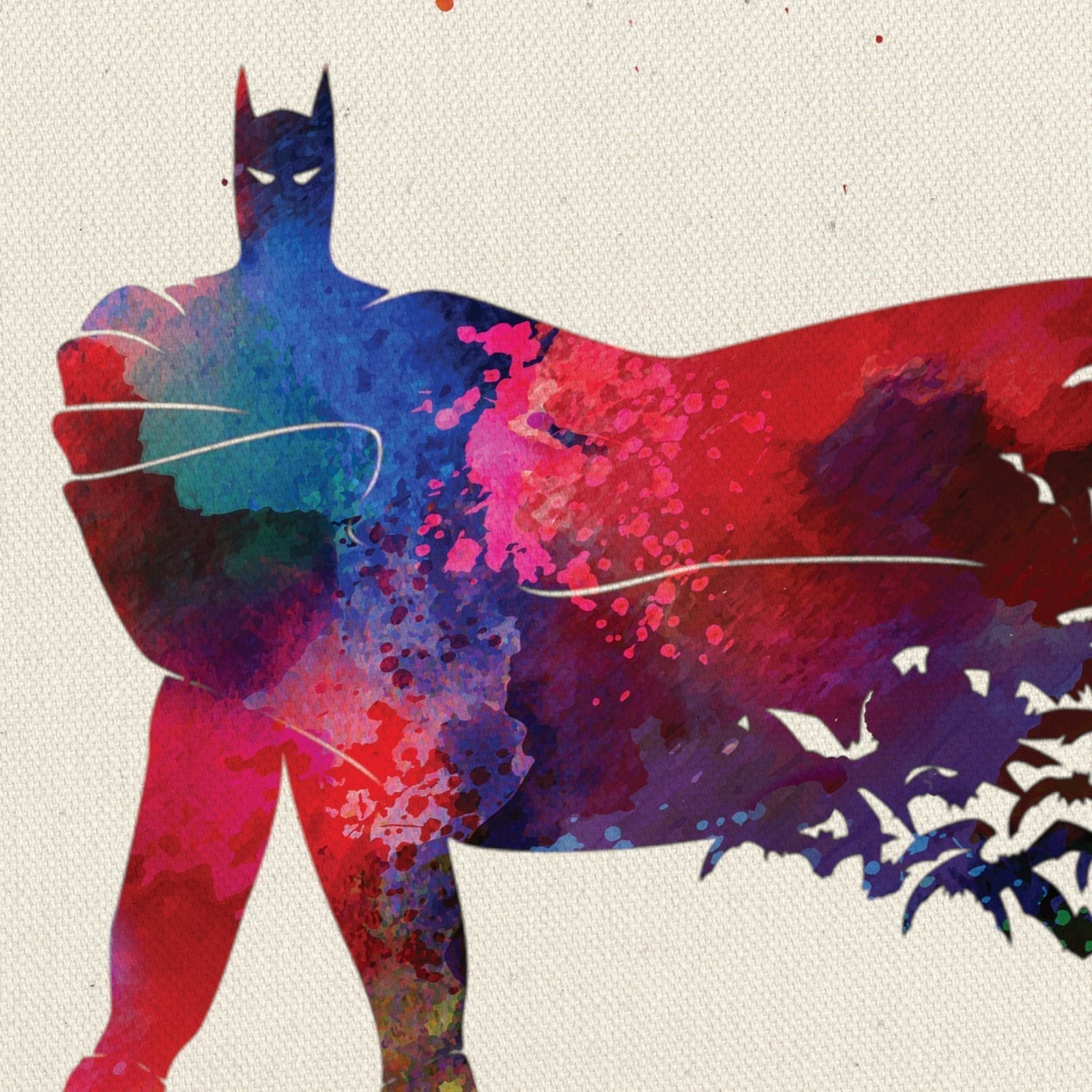 Ensemble De Trois Feuilles Pour Encadrer Batman. Pack D'affiches De ...