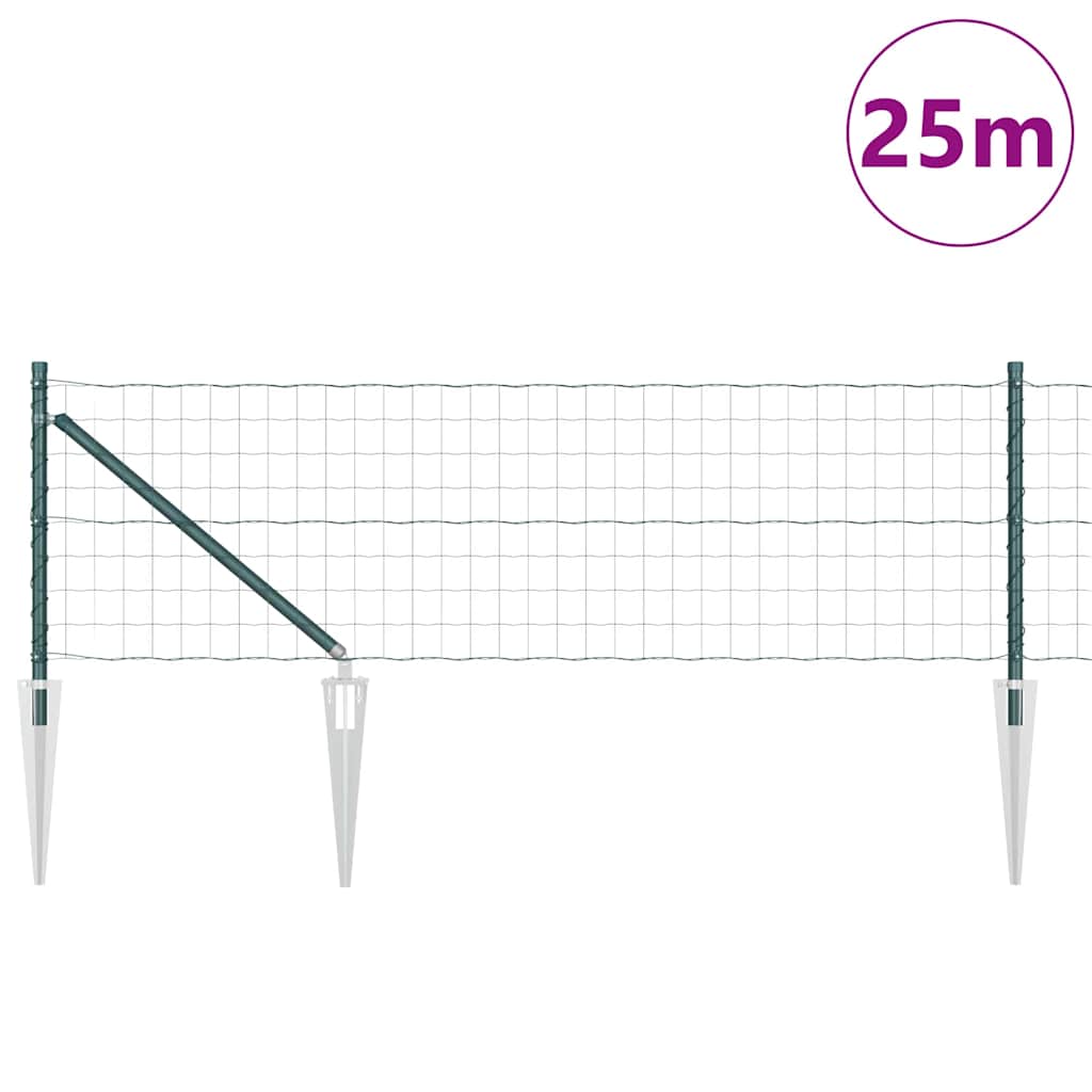 Valla de alambre soldado con picos 25 x 0,6 m (A x H) vidaXL | Leroy Merlin