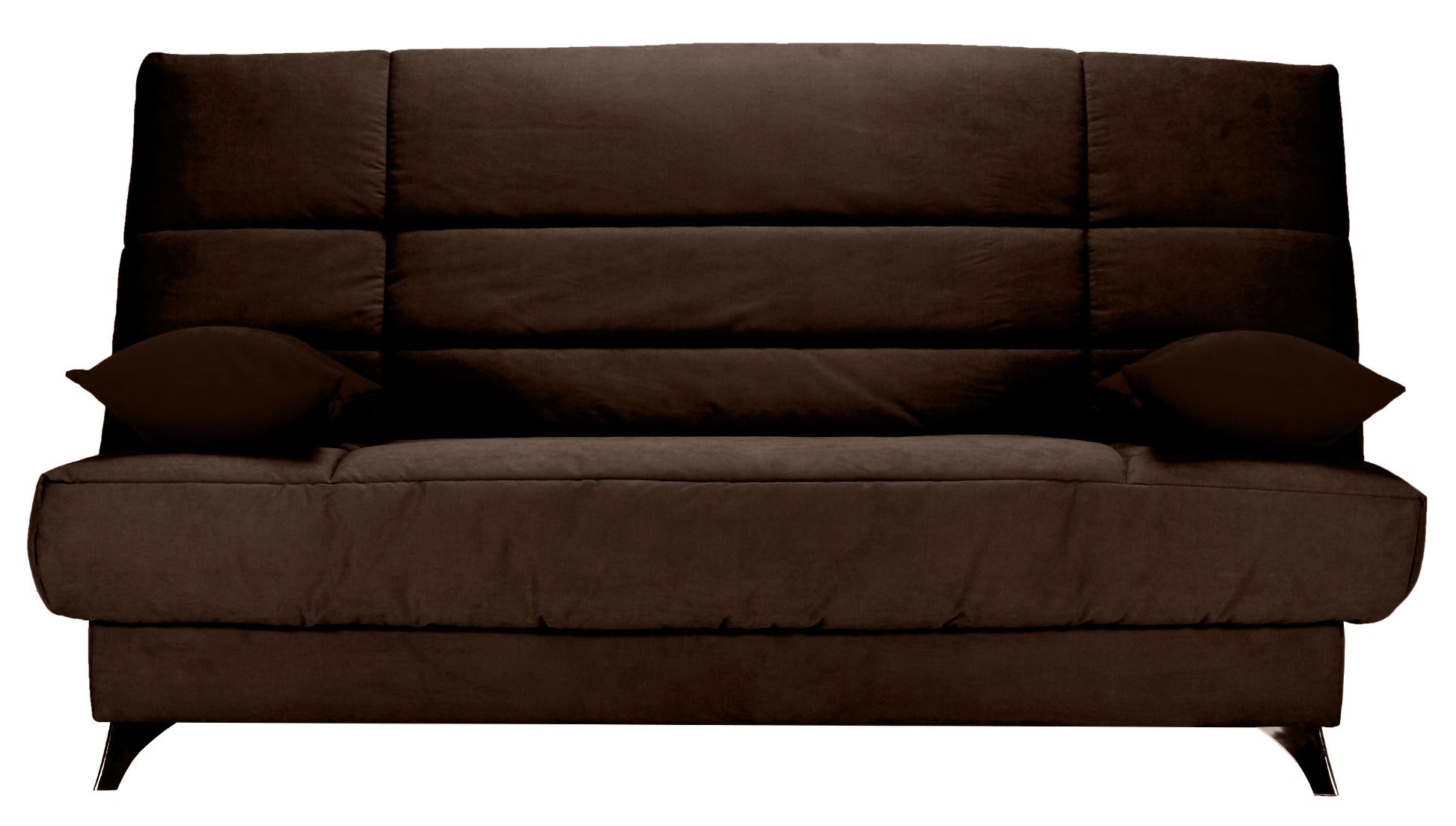 Banquette Clic-clac tissu 130x190 matelas Bultex 14cm avec rangement ...