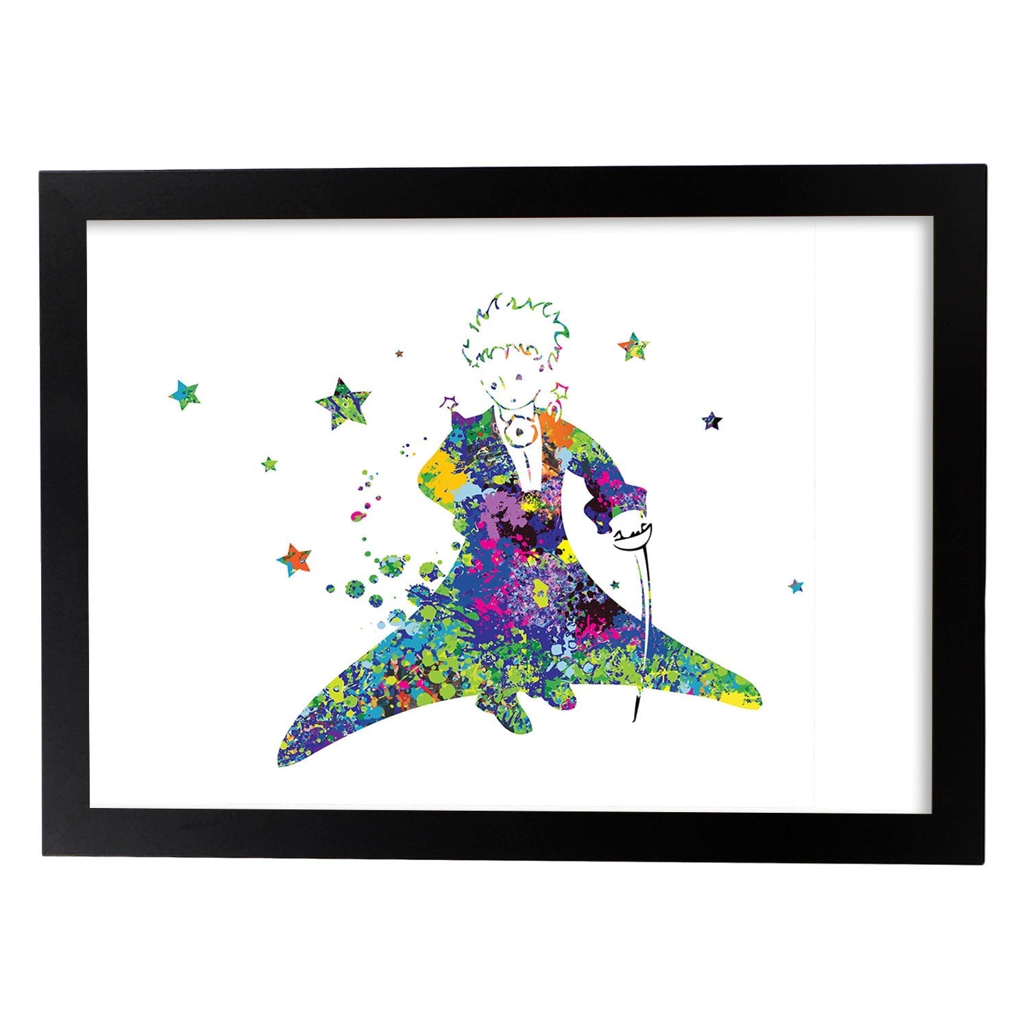 Poster De El Principito Estilo Acuarela. Mix De Láminas Con Estilo ...