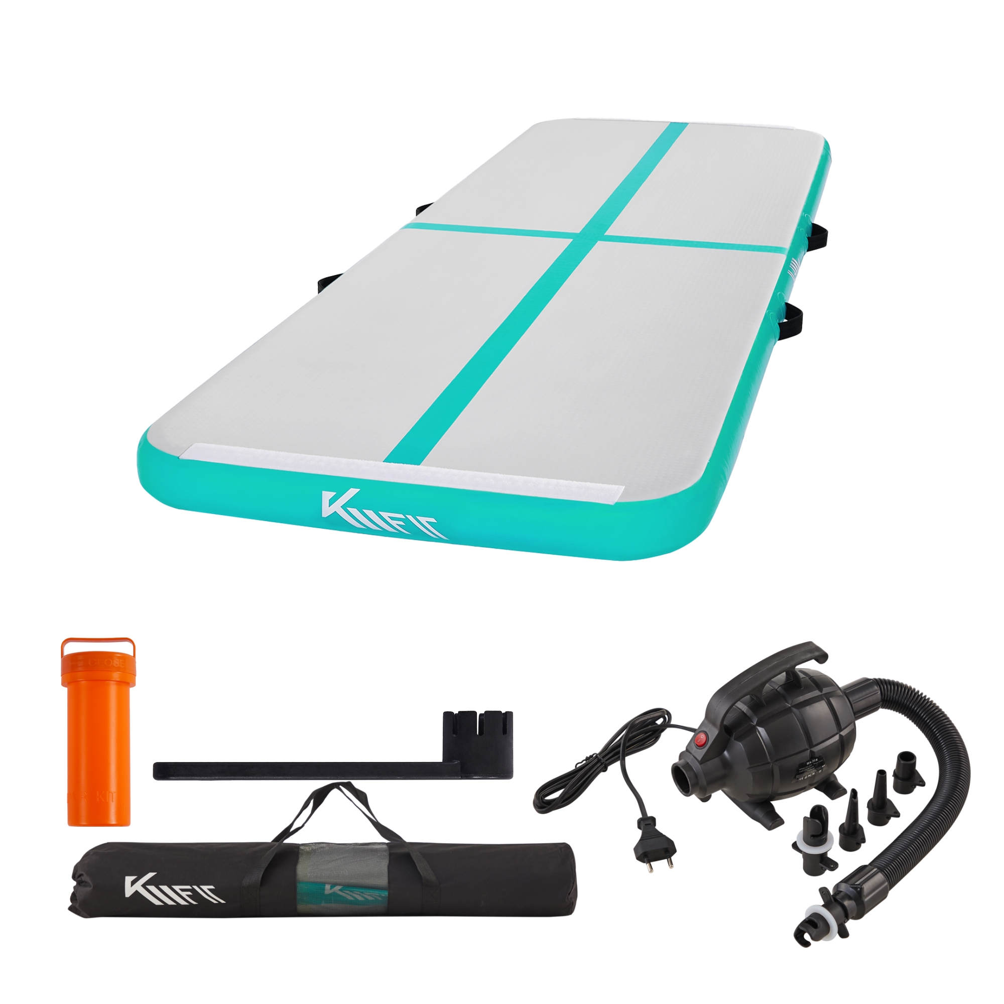 KM-Fit Tappetino da ginnastica gonfiabile Airtrack Fitness Sport Gym ...