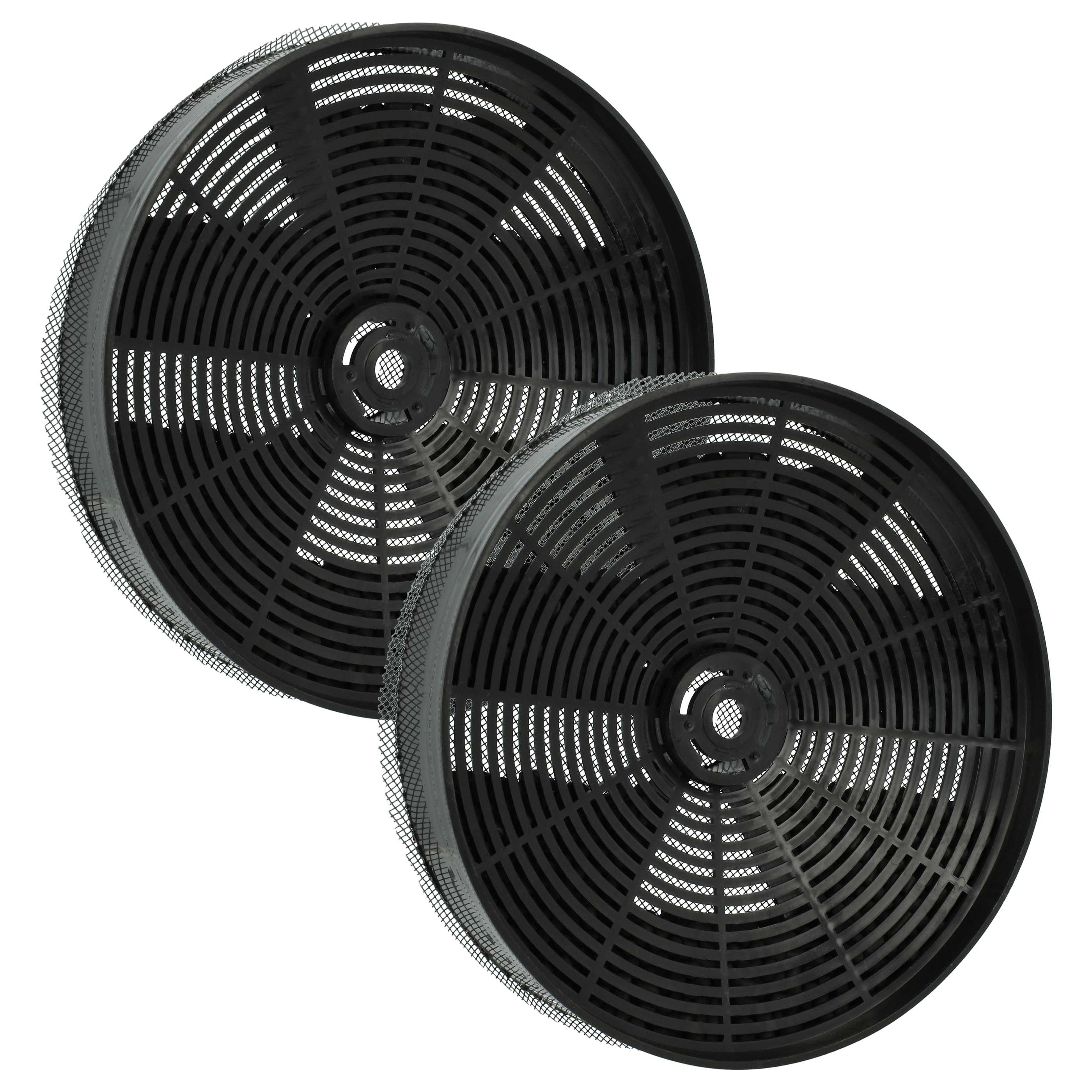 Vhbw 2x Filtres à charbon actif compatible avec Zanker ADE2070B 94264090300, ZKD4030G ...